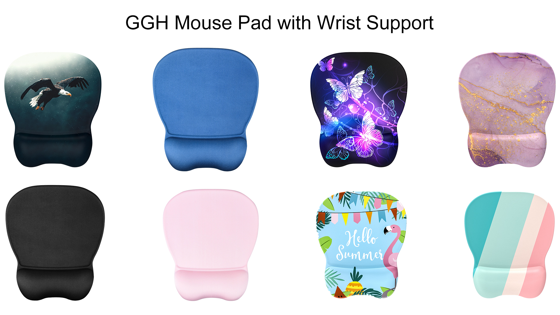 Watch Mouse Pad with Wrist Support Comfortable Ergonomic Design on ...