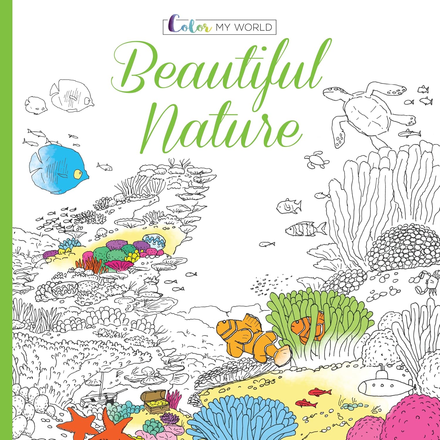 Color My World: Beautiful Nature (Adult Coloring Book): Kidsbooks ...