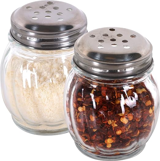 Amazon.com: Mr. Kitchen's Red Pepper Shaker or Parmesan Cheese Shaker ...
