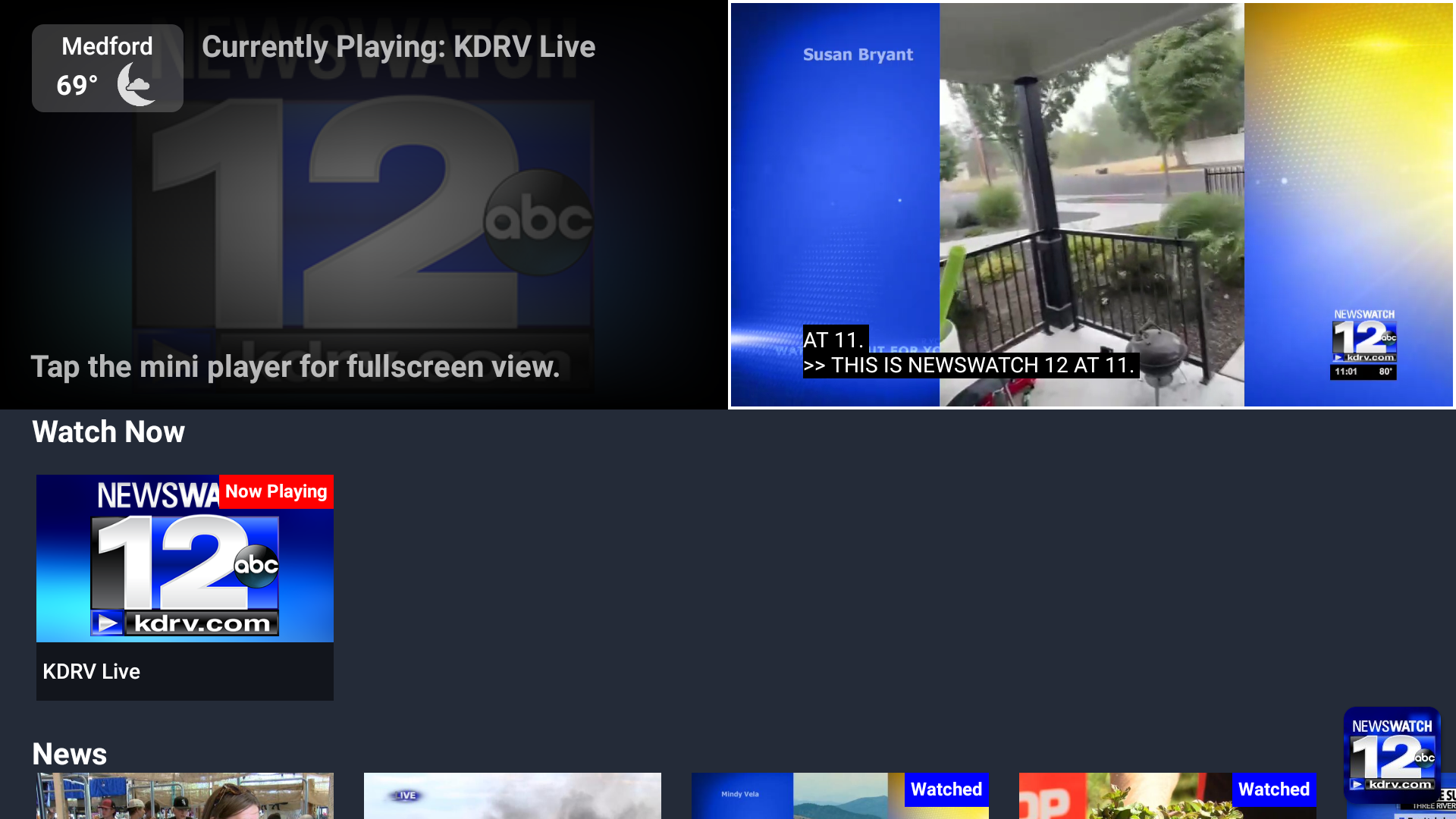 KDRV NewsWatch 12 - Breaking News & Weather - App on Amazon Appstore