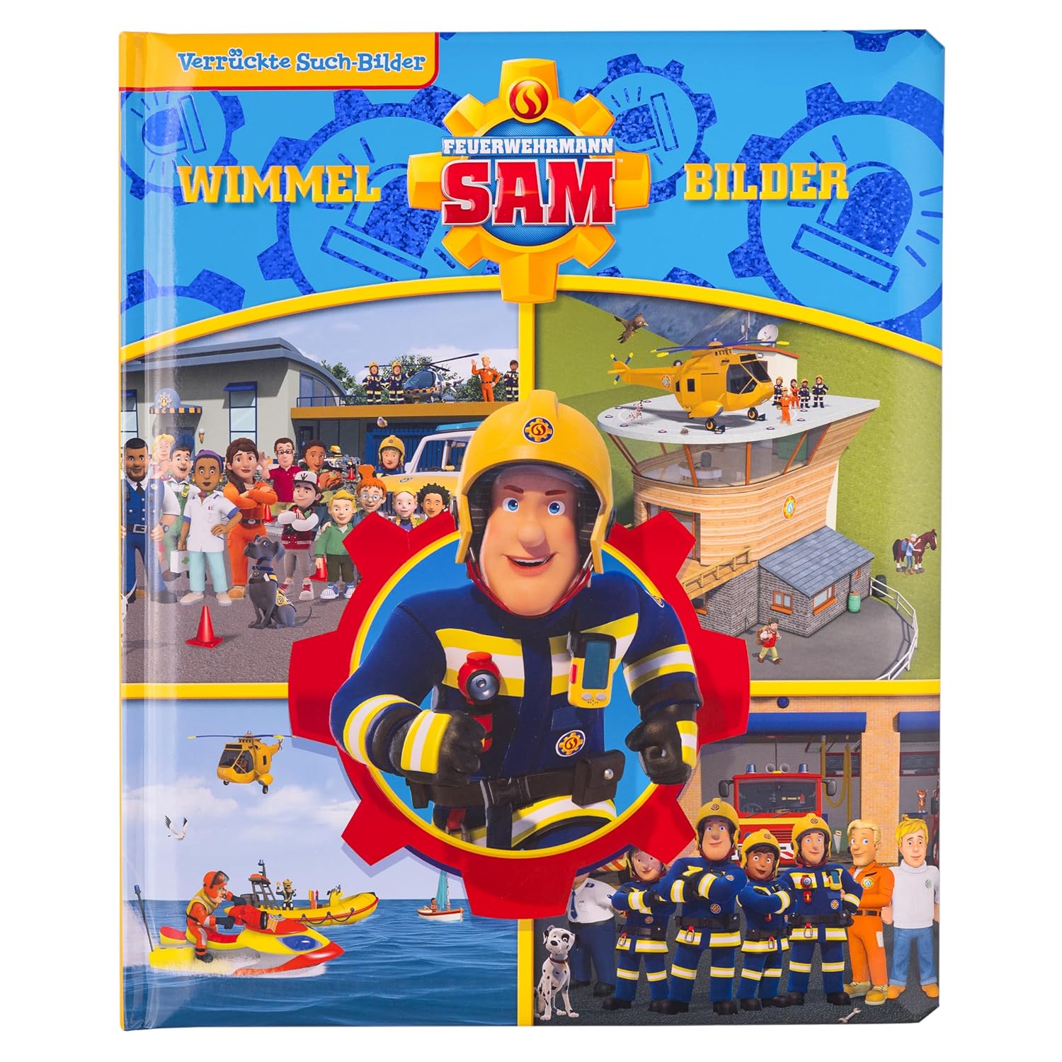 Feuerwehrmann Sam - Verrückte Such-Bilder - Wimmelbuch - Pappbilderbuch ...