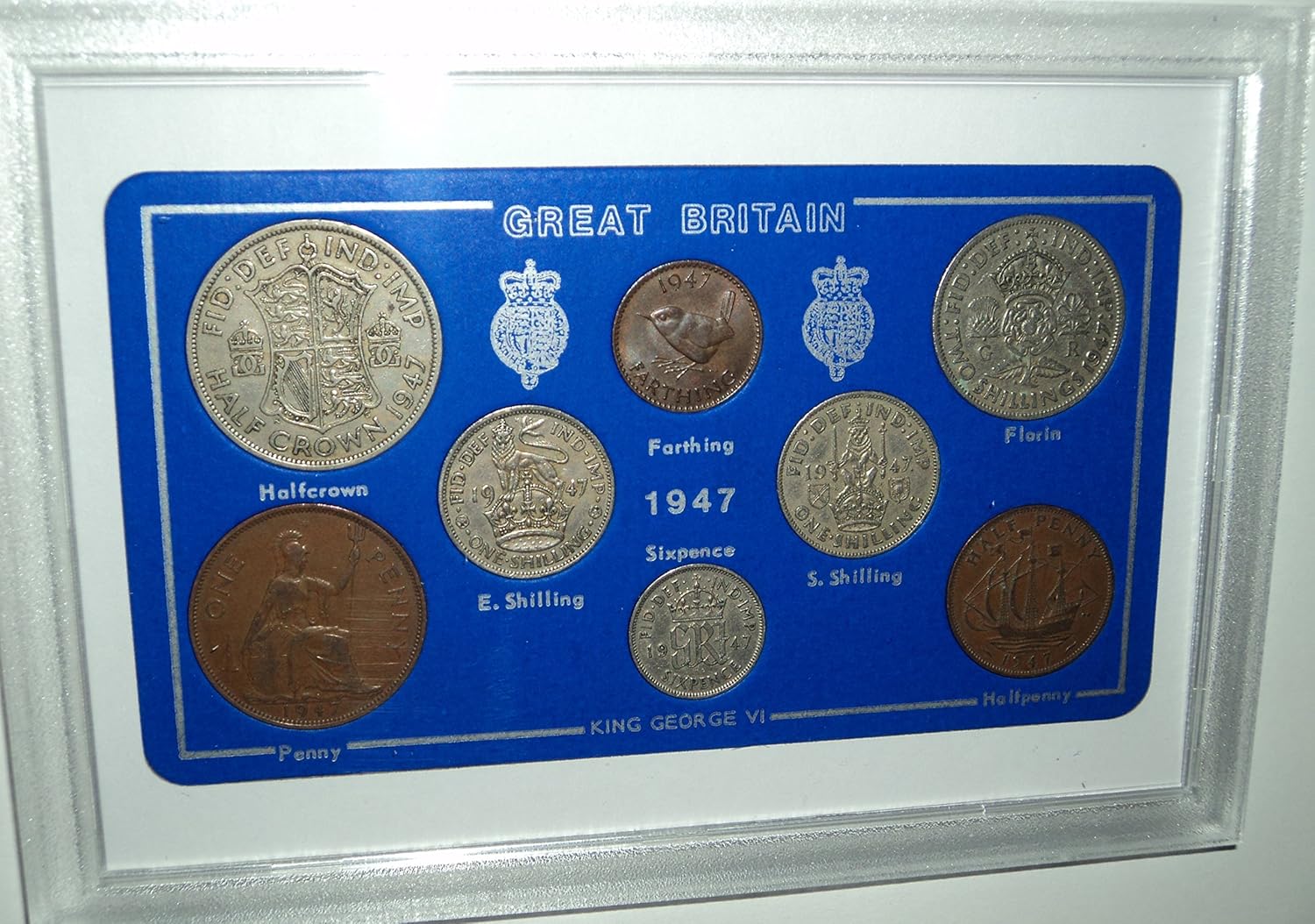 1947 British Coin Gift Set (Retro 78th Birthday Year of Birth Present ...