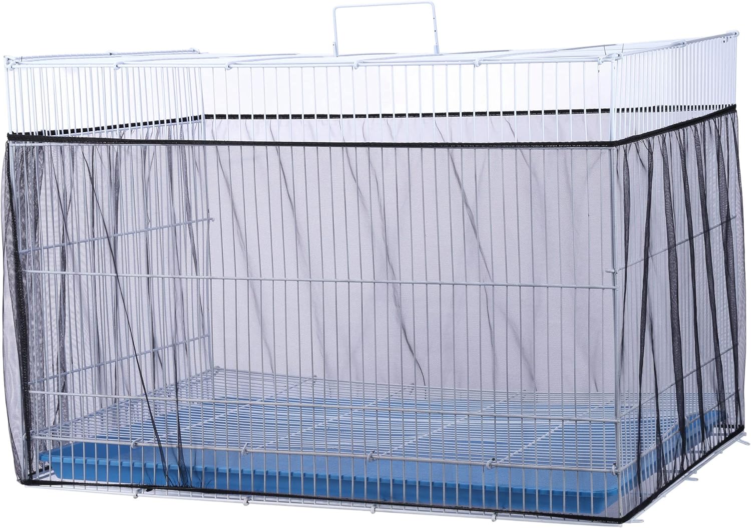 Amazon.com: Mogoko Universal Bird Cage Seed Catcher, Guard Net Cover ...