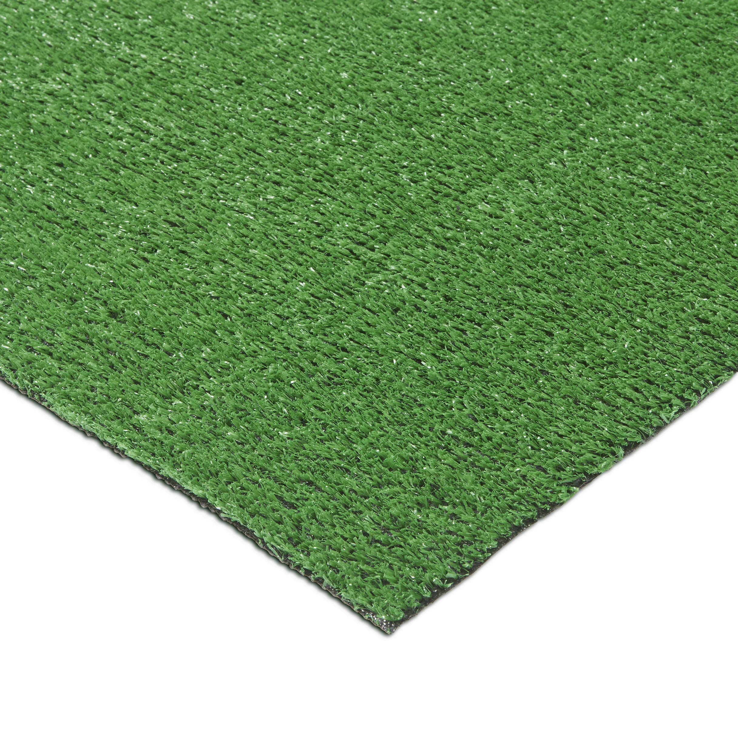 Ottomanson Evergreen Artificial Turf Area Rug, 20 in x 59 in, Green