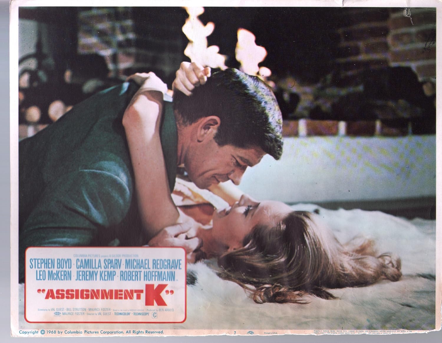Amazon.com: MOVIE POSTER: Assignment K- Stephen Boyd-Camilla Sparv ...