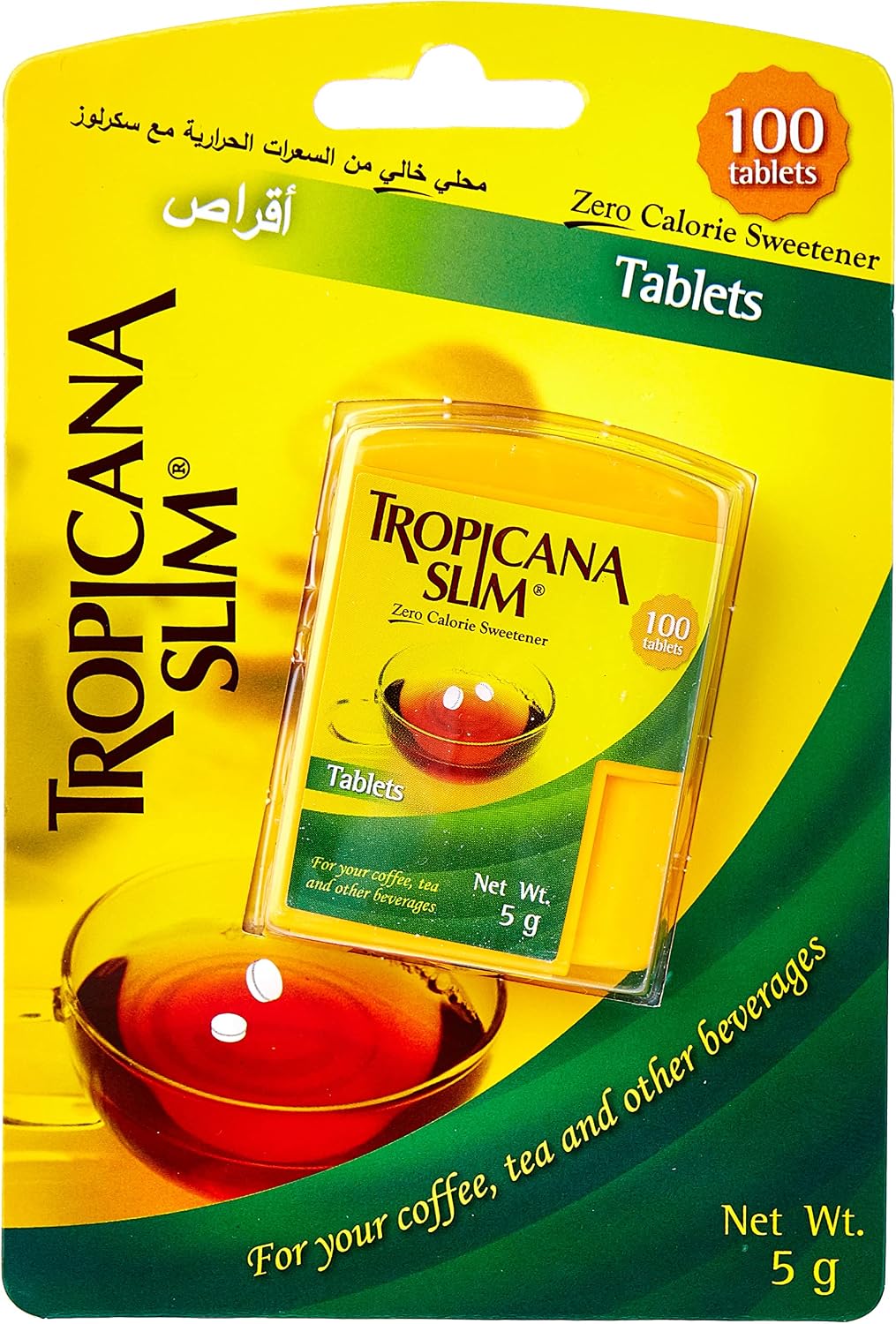 Tropicana Slim Zero Calorie Sweetener Diet Tablet - 5 gm : Amazon.ae ...