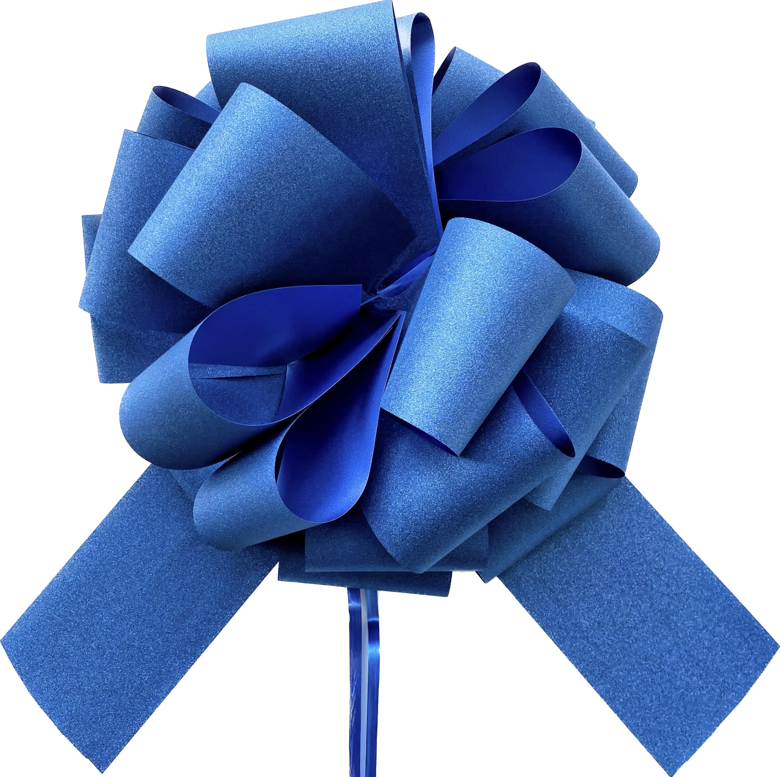 Amazon.com: 1PC Giant Blue Pull Bow for Gift Wrapping, 14" Glitter ...