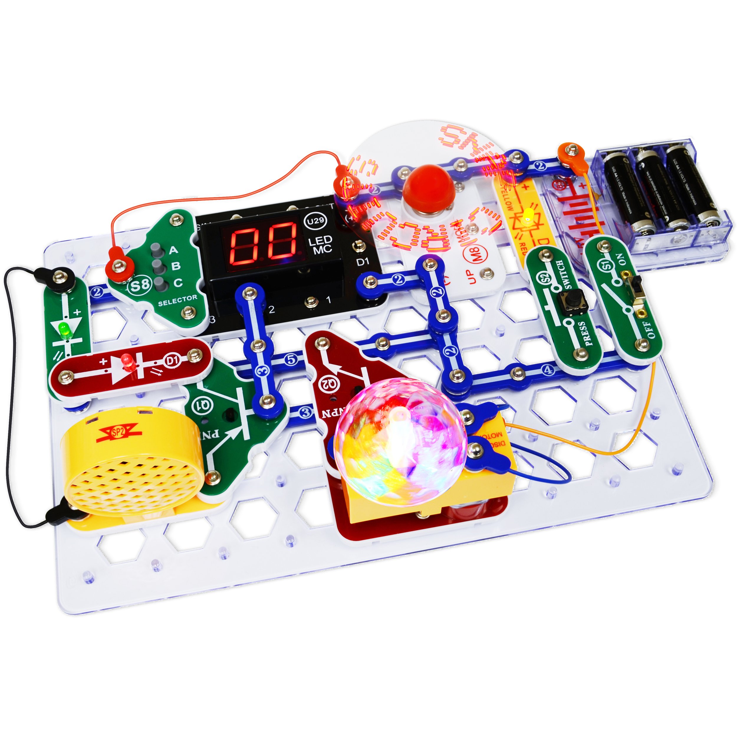 Buy Snap Circuits “Arcade”, Electronics Exploration Kit, Stem ...