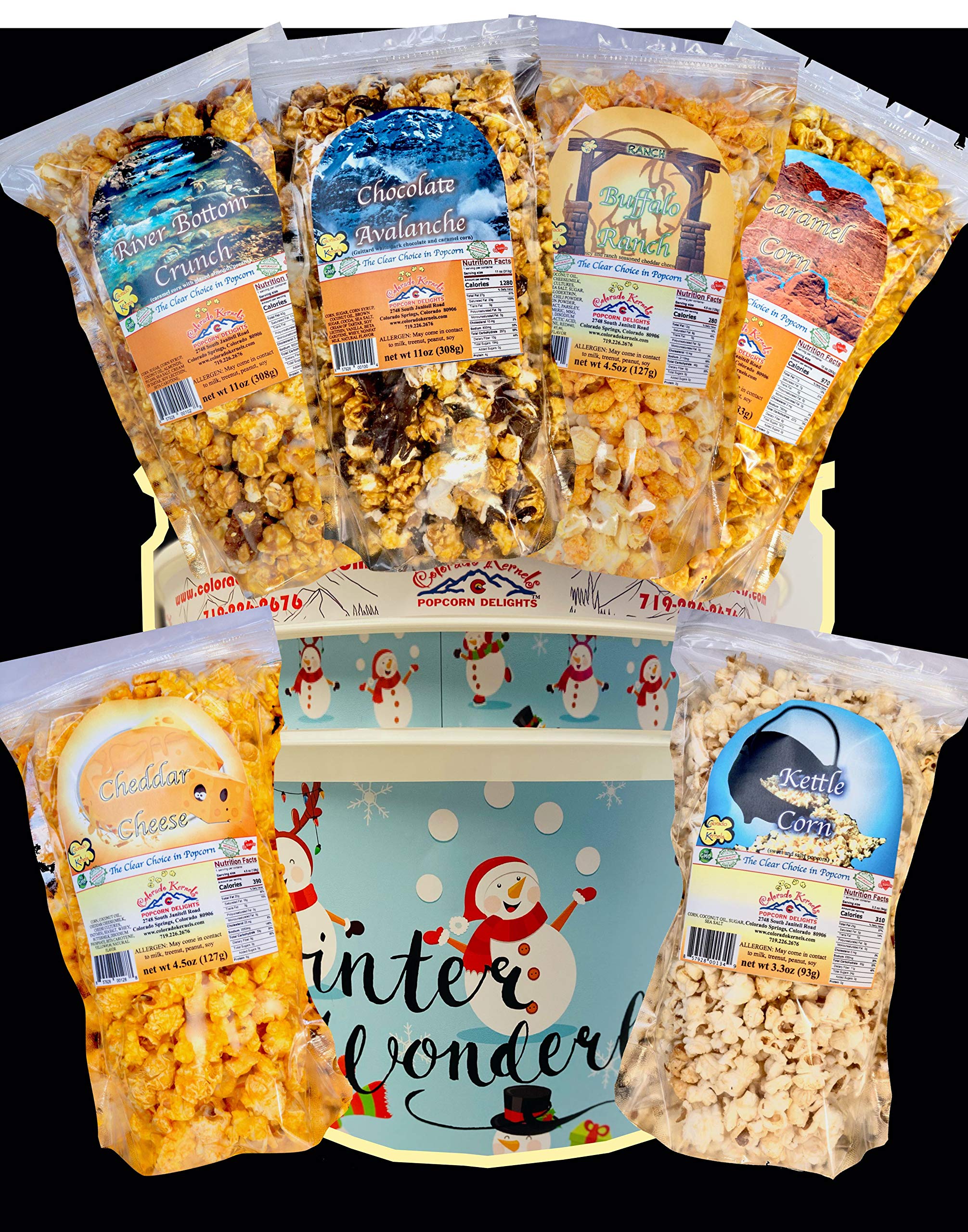 Amazon.com: Popcorn by Colorado Kernels Popcorn Delights | 3.5 Gal Let ...