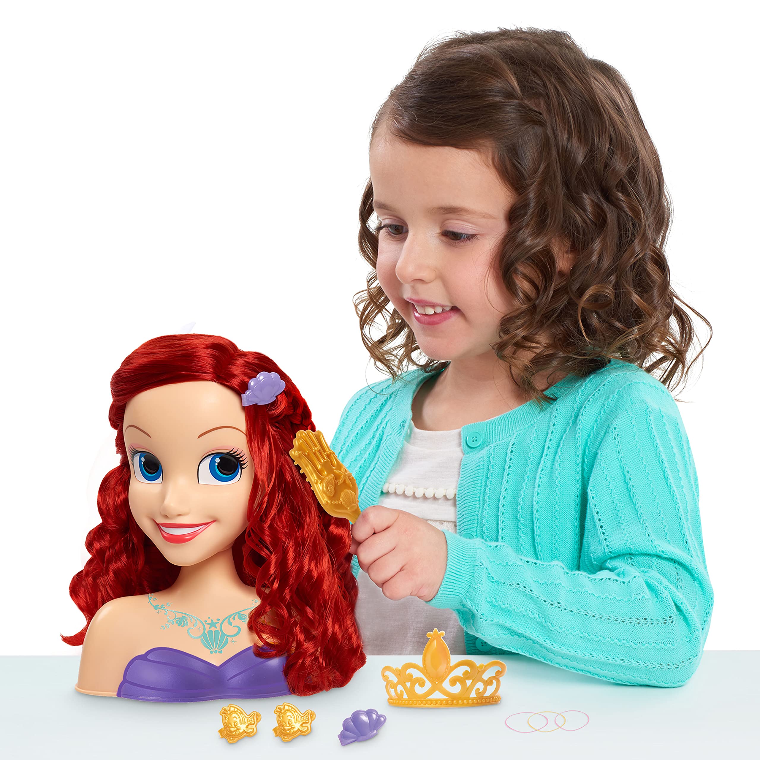 Disney Princess Basic Ariel Styling Head, Multi-color- Buy Online in ...