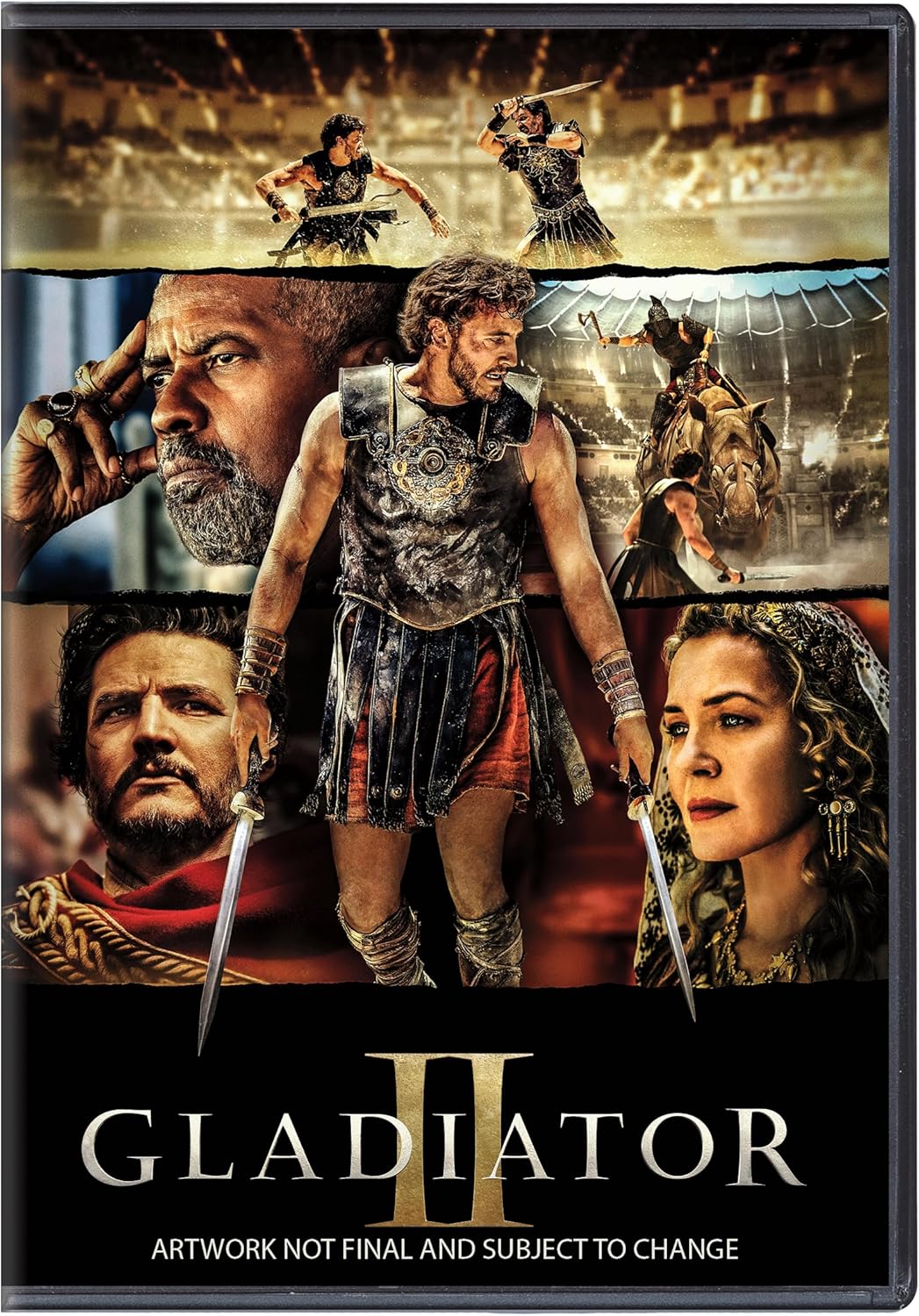 Gladiator II [DVD]: Amazon.co.uk: Paul Mescal, Pedro Pascal, Joseph Quinn, Fred Hechinger ...