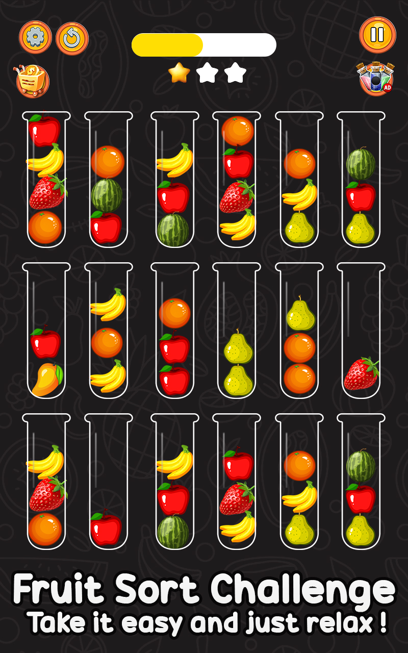 Fruit Sort Game: Color Puzzle Match 3D Games - Sorting & Matching Fun Games 2023 - App on Amazon ...