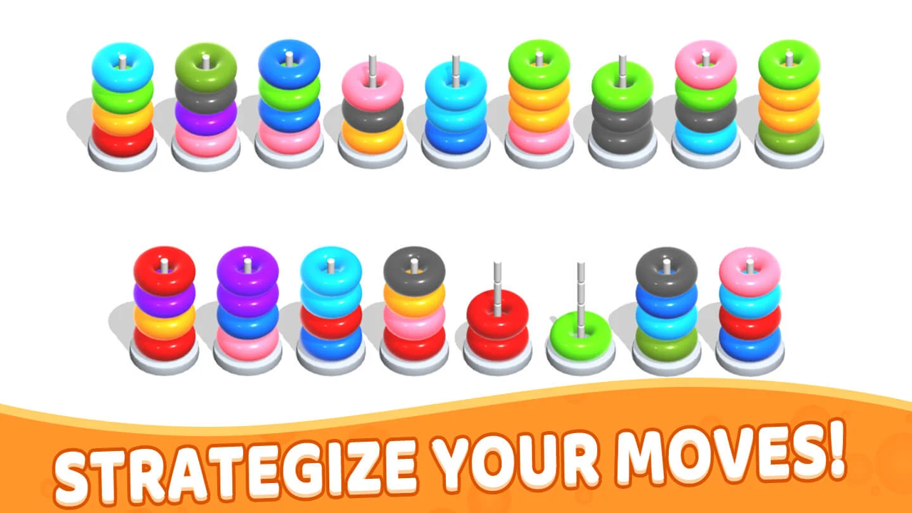 Color Hoop Stack - Sort Puzzle - App on Amazon Appstore