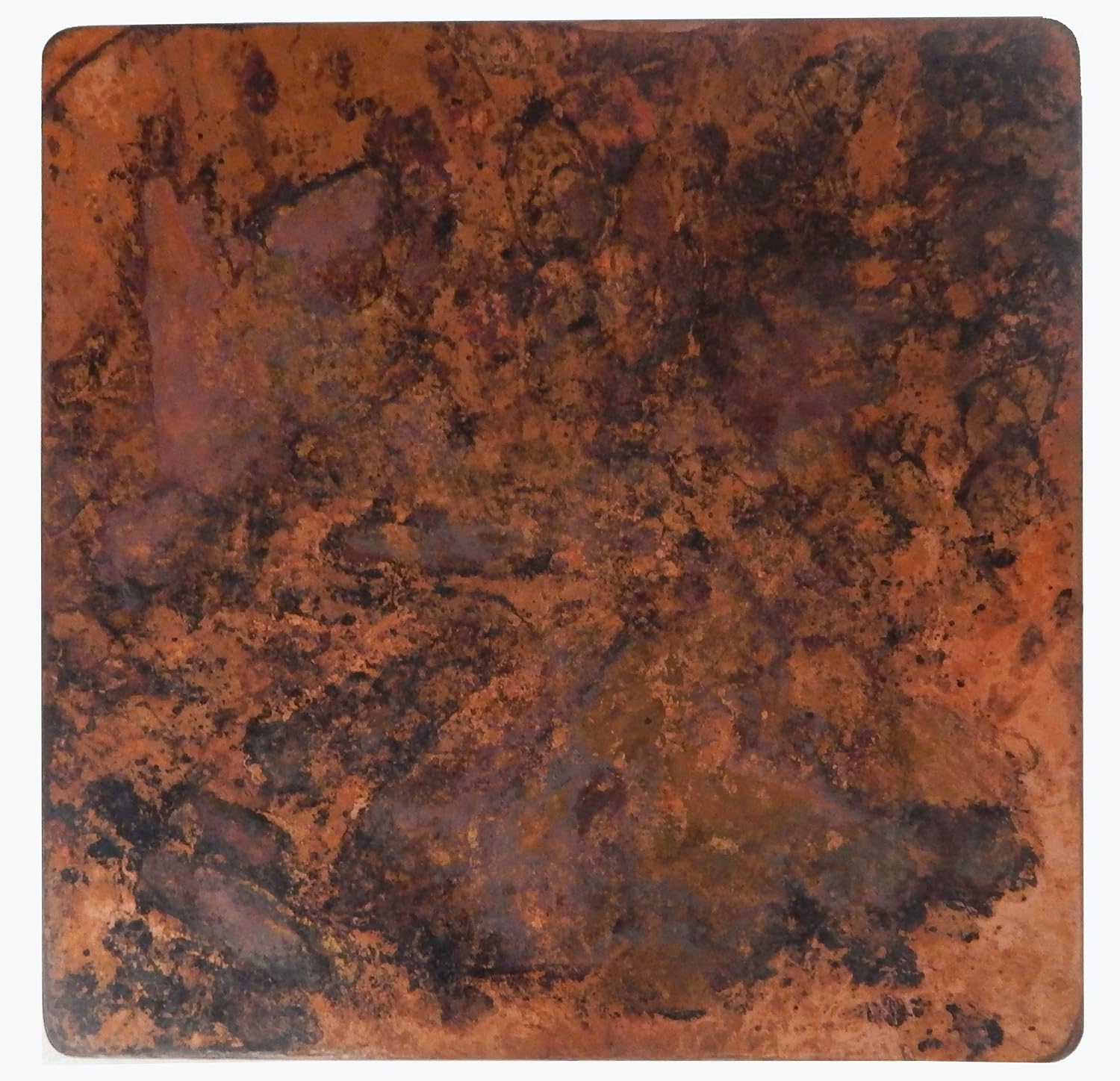 Amazon.com - COLOR Y TRADICIÓN Mexican Square Copper Table Top Hand ...