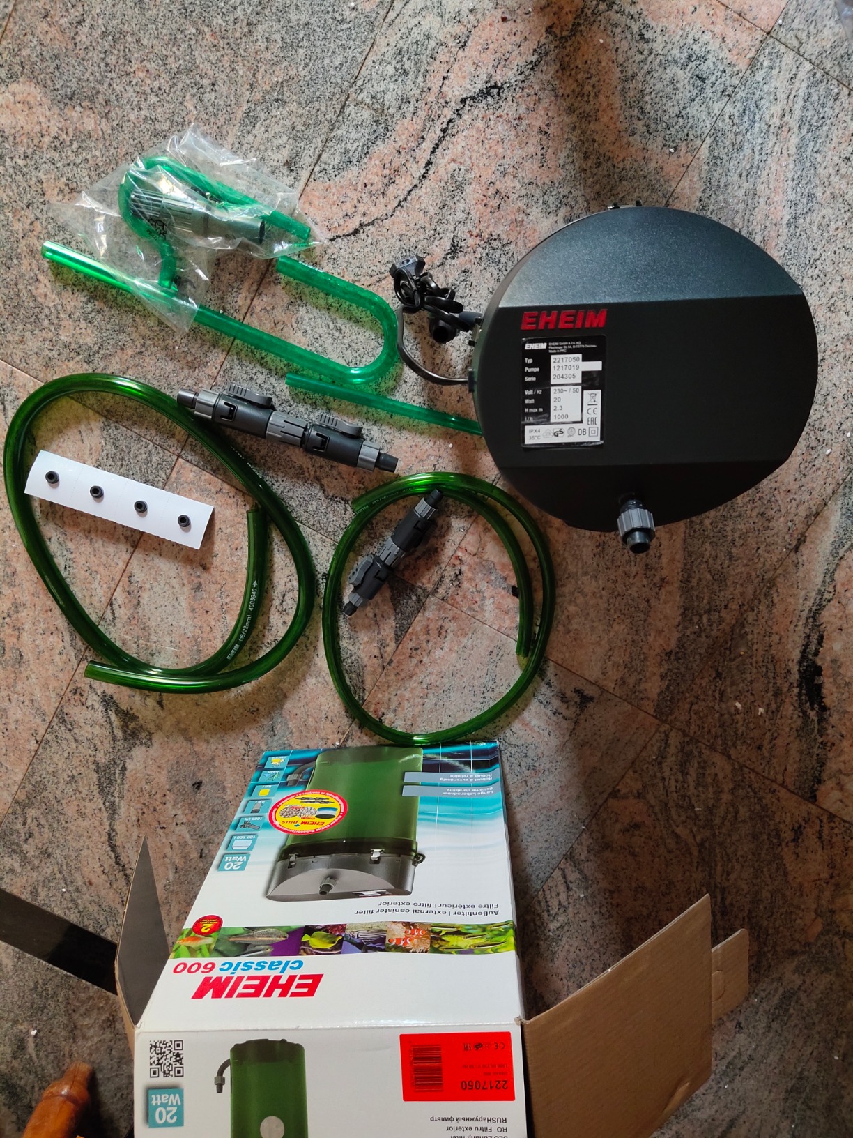 EHEIM Classic 600 Aquarium External Canister Filter : Amazon.in: Pet ...