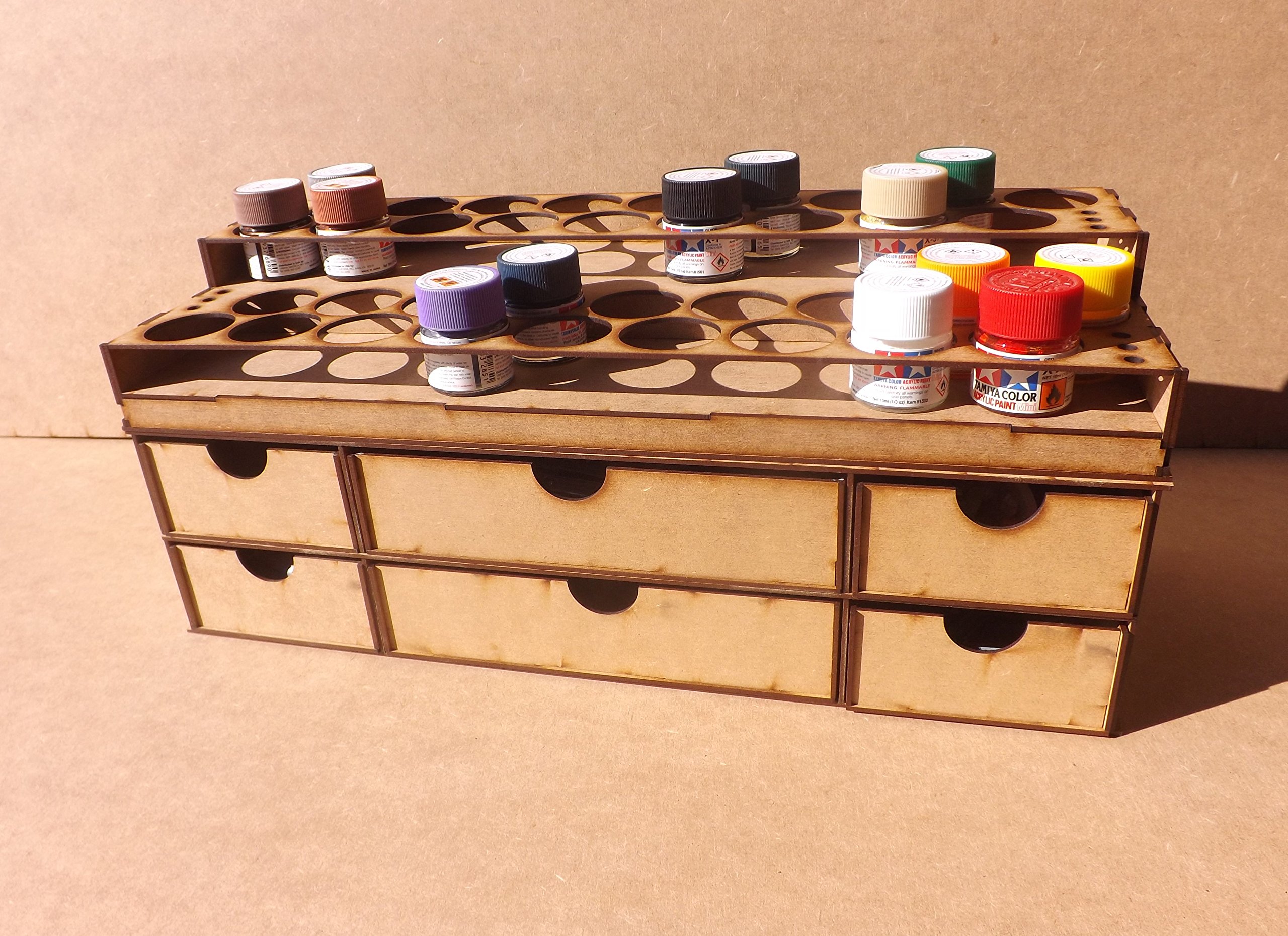 Buy Wargame-Model-Mods Paint Stand for 36x Glass bottle paints and ...