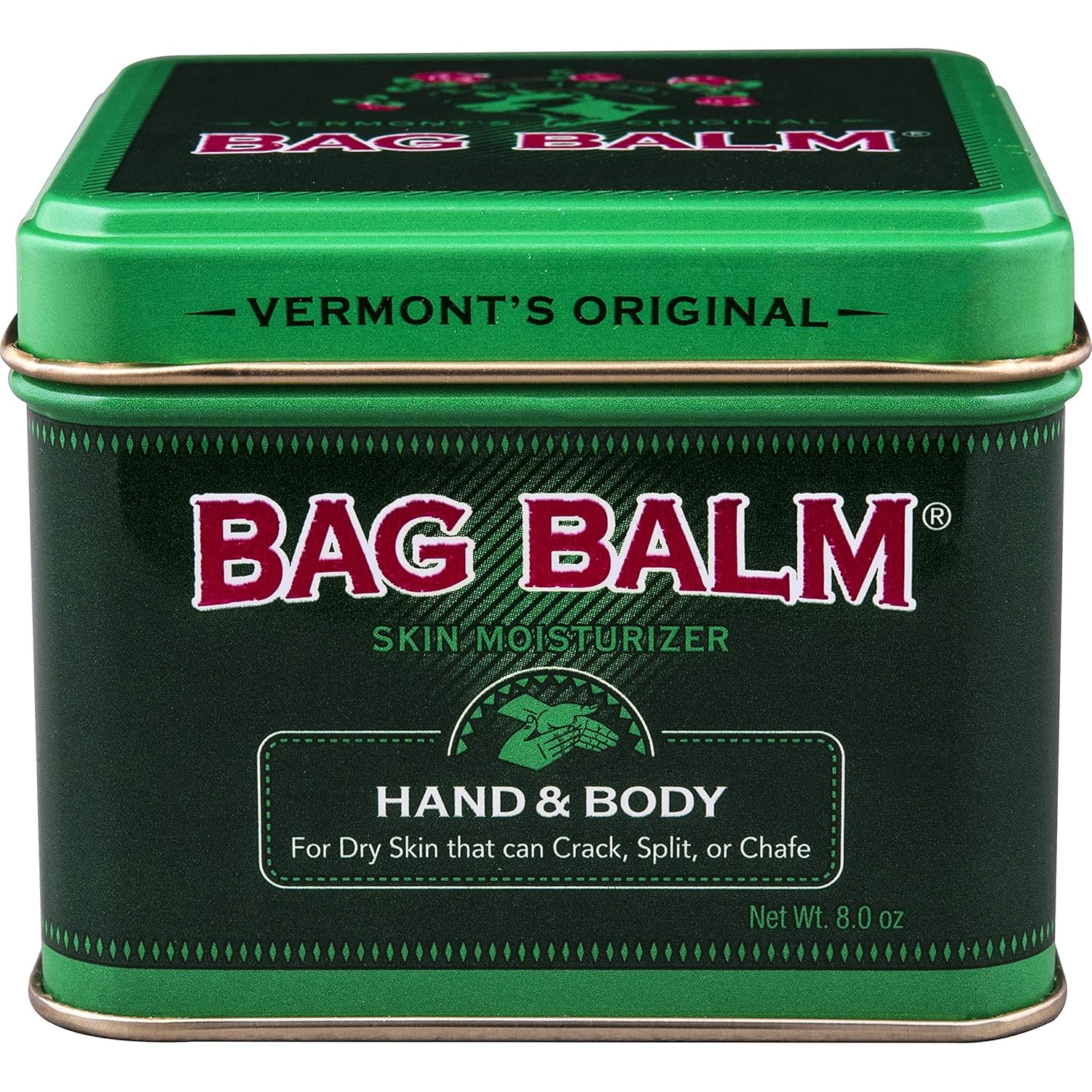 Amazon.com : Bag Balm Skin Moisturizer Lotion - Hand and Body, 8 Ounces ...