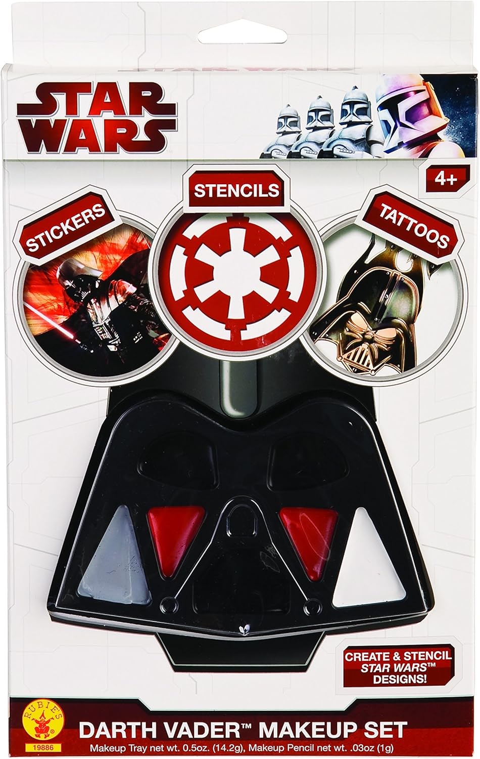 Amazon.com: Rubie's Costume Co Star Wars Makeup Kit : Toys & Games
