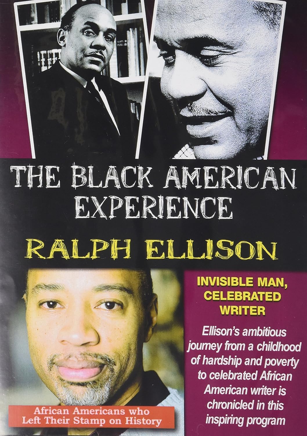 Amazon.com: Ralph Ellison Invisible Man, Celebrated Writer : RALPH ...