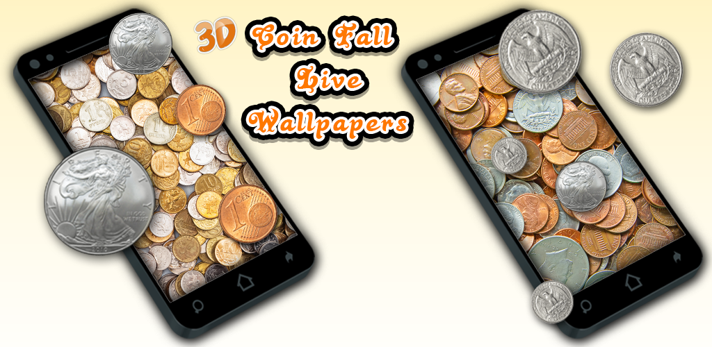 3D Coin Fall Live Wallpapers-Amazonアプリストアのアプリ