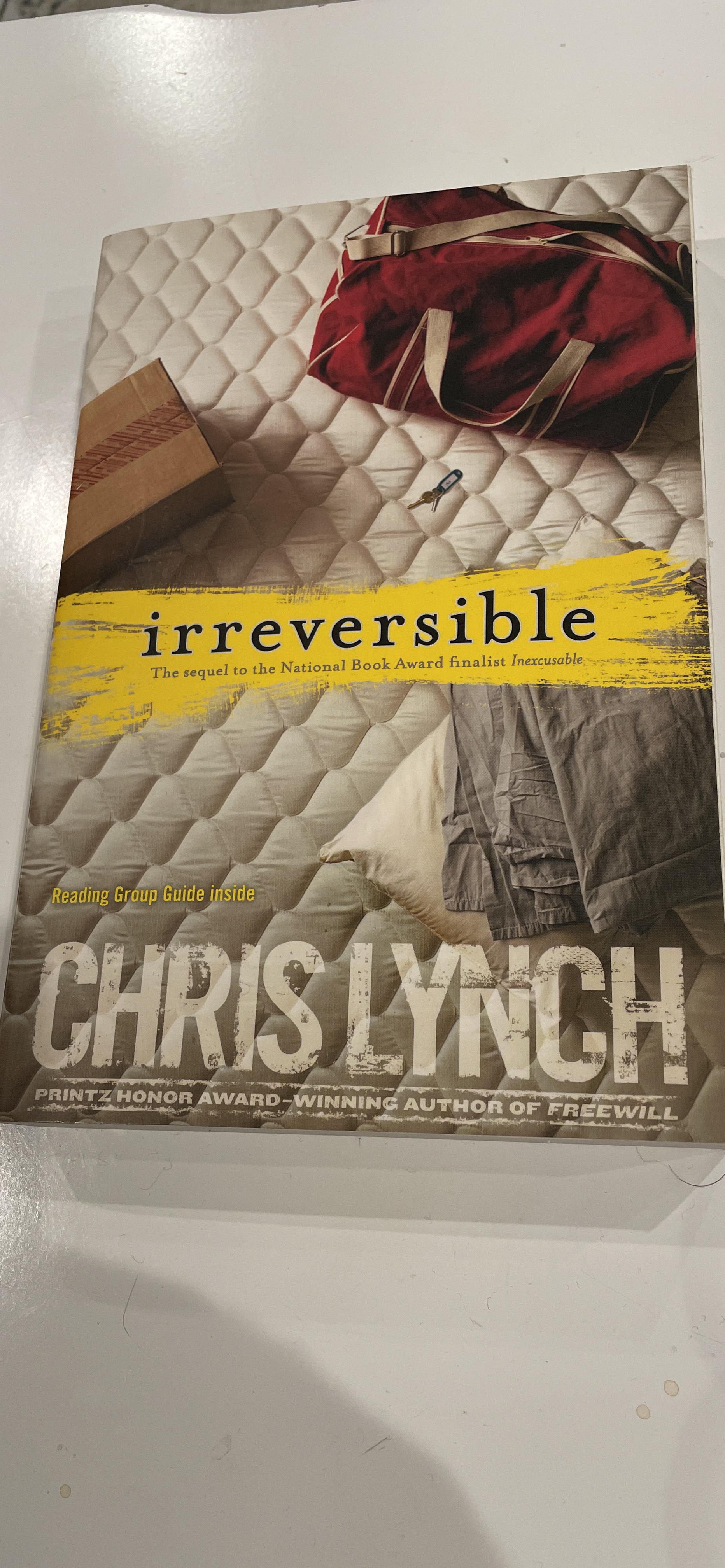 Amazon.com: Irreversible: 9781481429856: Lynch, Chris: Books