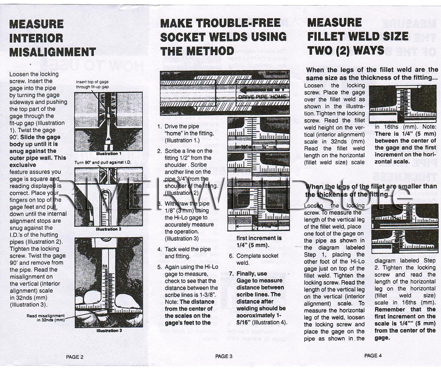 Snapklik.com : Hi Lo Welding Gauge Gage Test Ulnar Welder Inspection ...