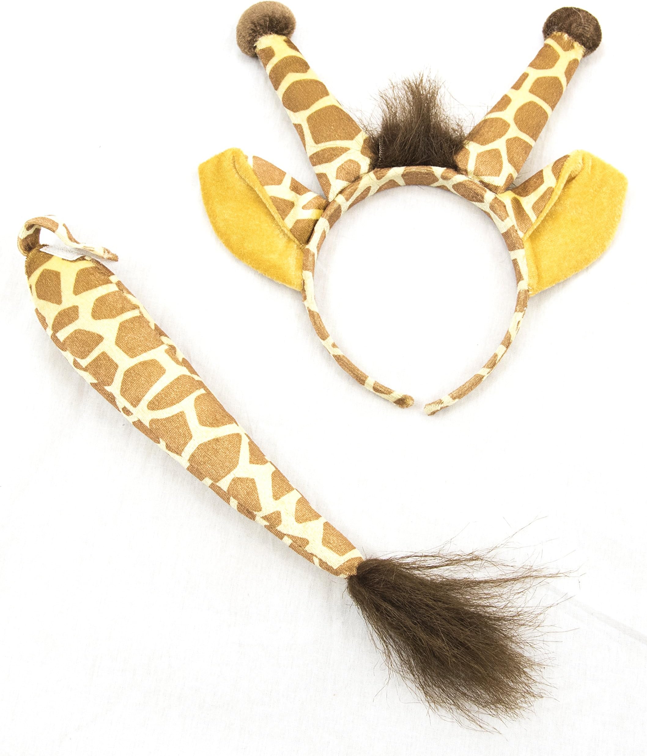 Amazon.com: 3-Piece Giraffe Costume Set - Ears, Headband, Tail & Bow ...