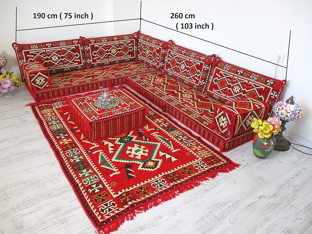 Arabic floor seating, Arabic Corner Floor Sofa, Nepal | Ubuy