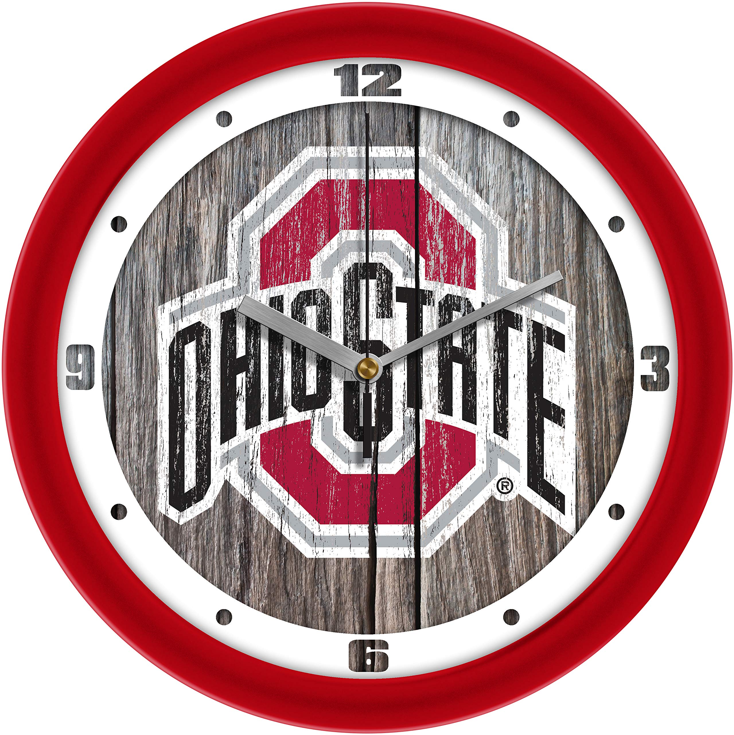 Amazon.com: SunTime Ohio State Buckeyes - Weathered Wall Clock : Sports ...