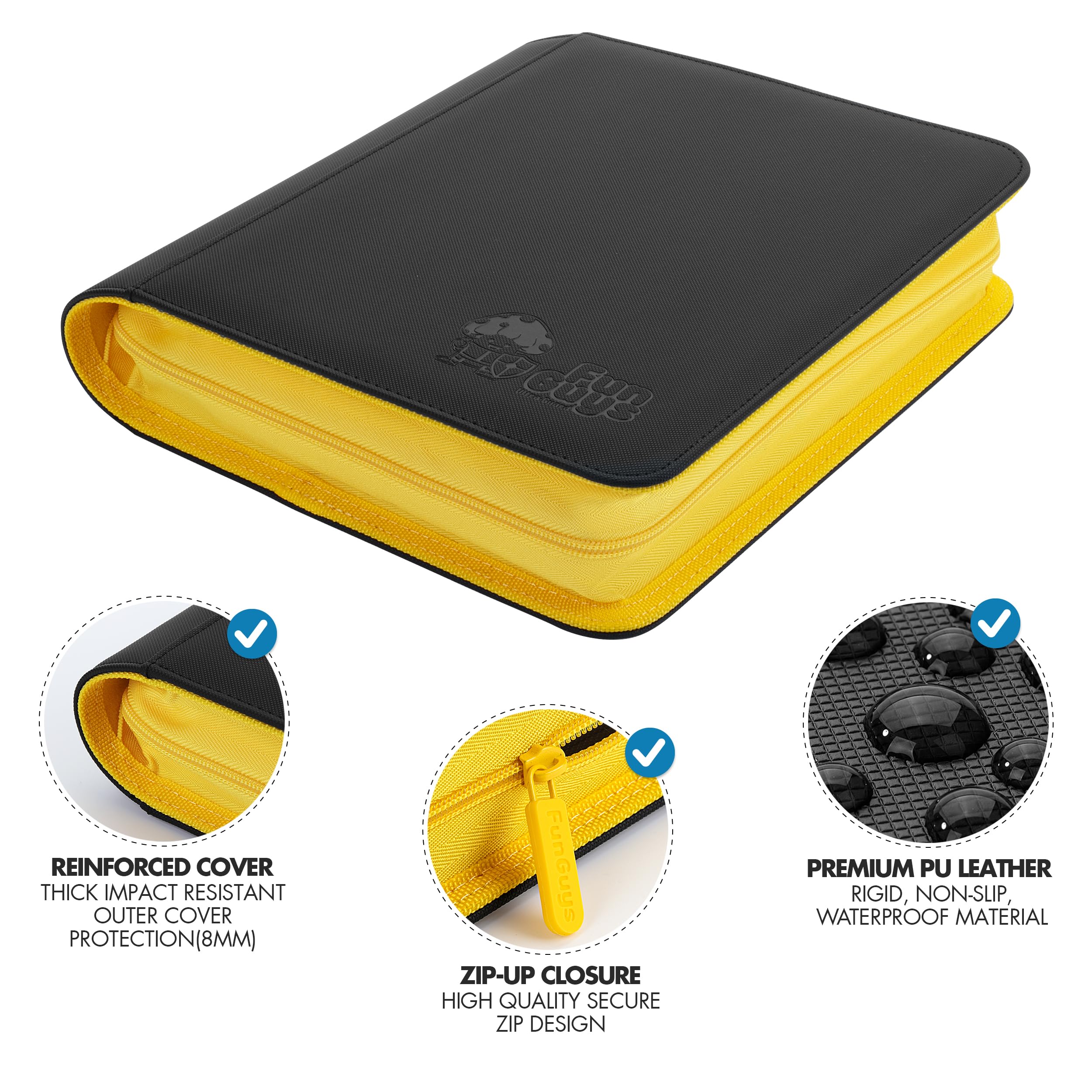 Prismatic Evolutions TURKRA Toploaders Binder With 25 Pages, 3-Ring Top ...