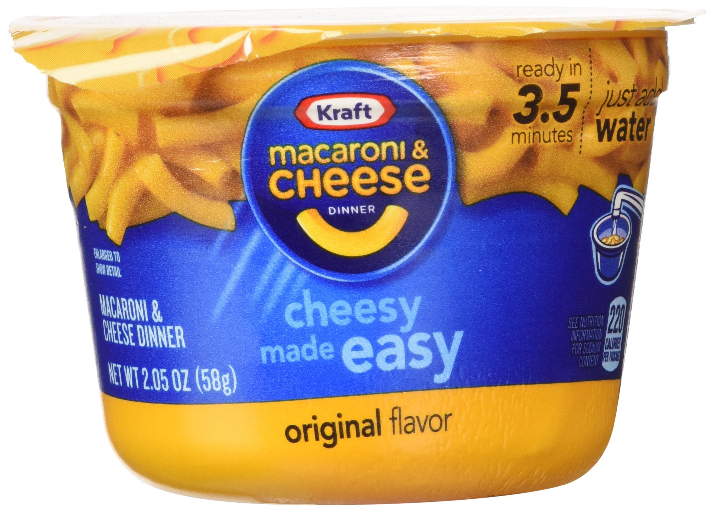 Buy KRAFT Macaroni Cheese Dinner Cup Easy Mac Original 58 Grams Cups