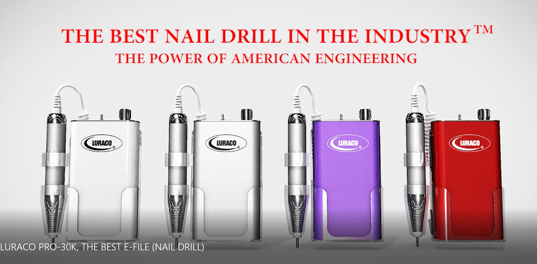 Watch Luraco Pro-30K, the Best Nail Drill/E-file on Amazon Live