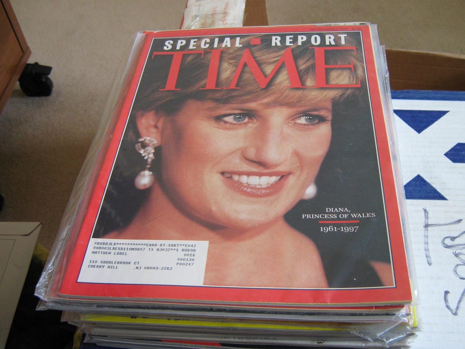 Time Magazine 8 September 1997 - Princess Diana Issue: Time ...