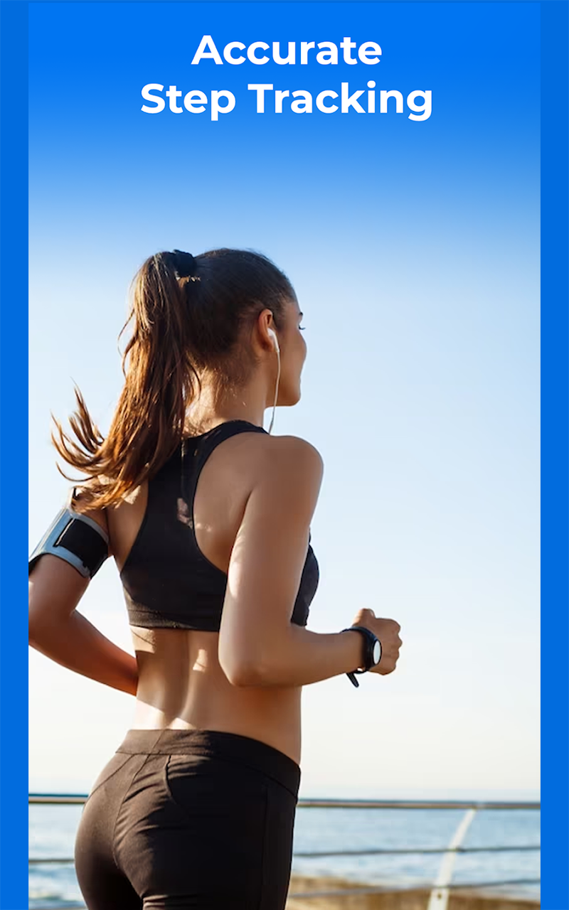 Pedometer Step Counter, Pedometer For Walking & Running, Step Tracker & Calorie Counter ...