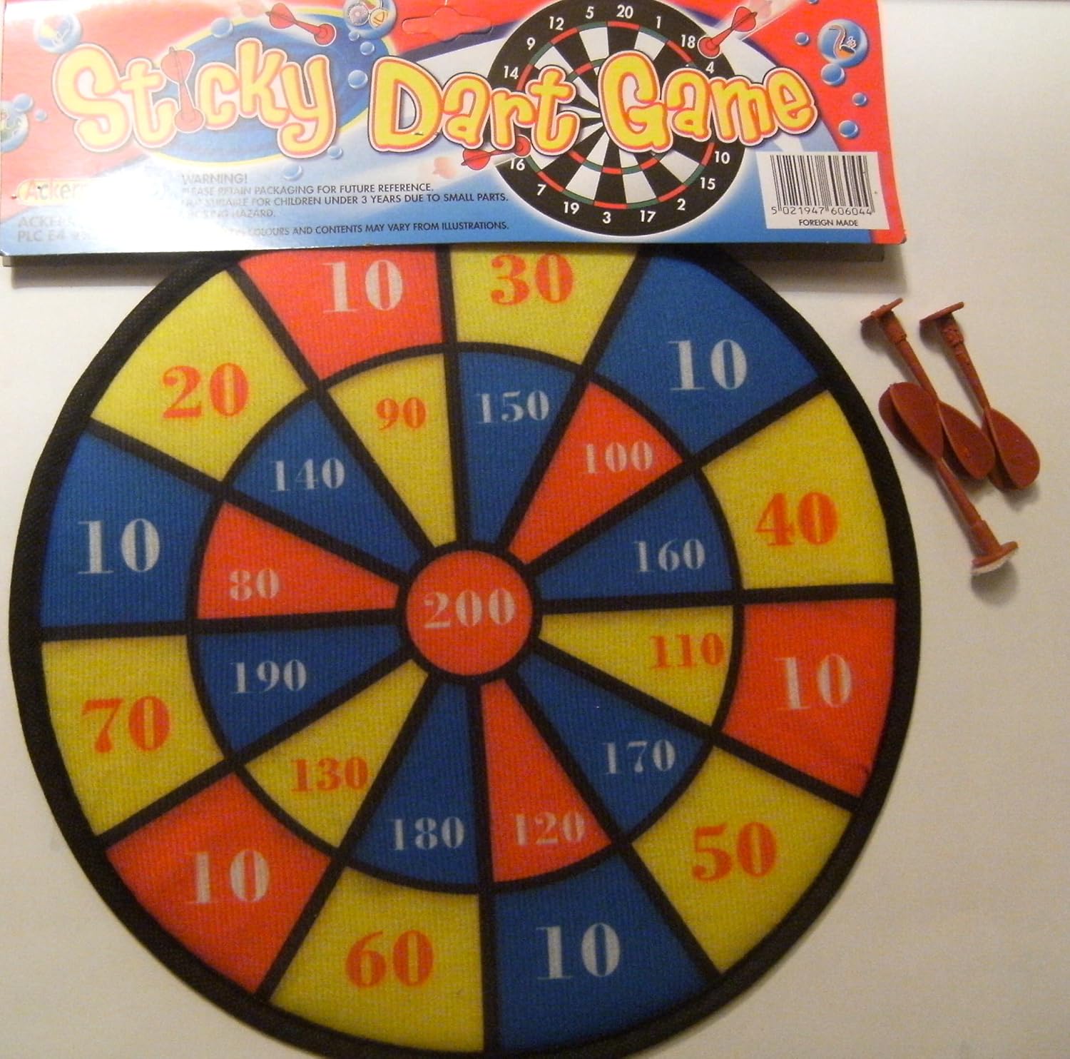 Colourful Target Sticky Dart Game for Children : Amazon.co.uk: Outlet