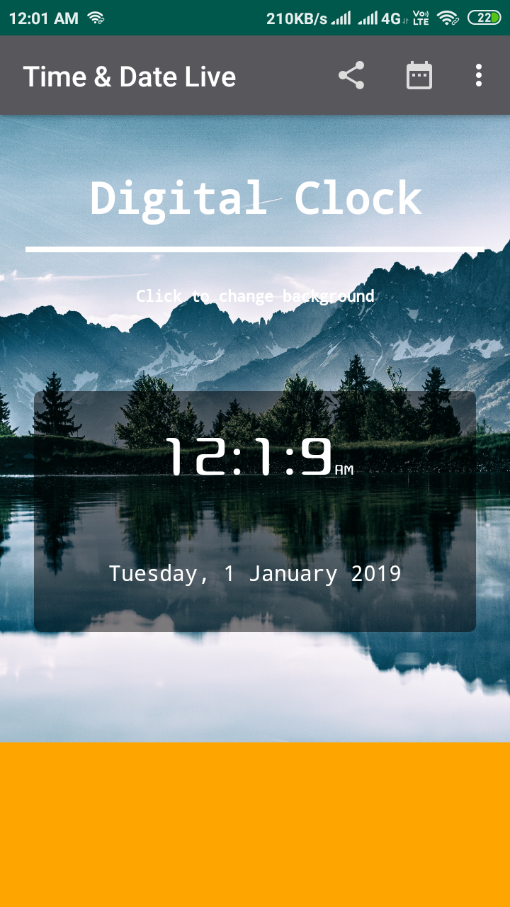 Digital Time Date Clock - App on Amazon Appstore