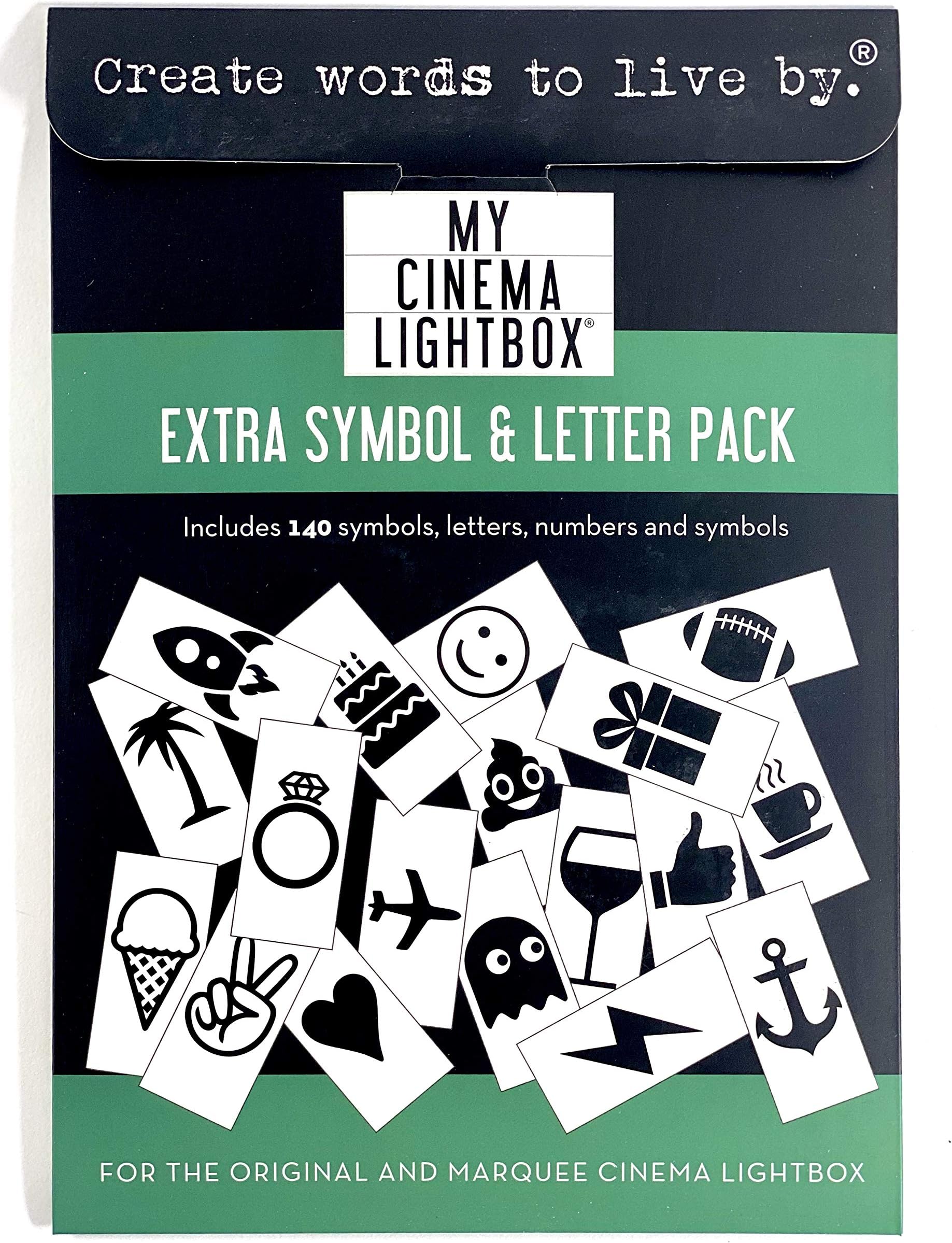Amazon.com: My Cinema Lightbox Extra Letter and Symbol Packs, Colour ...