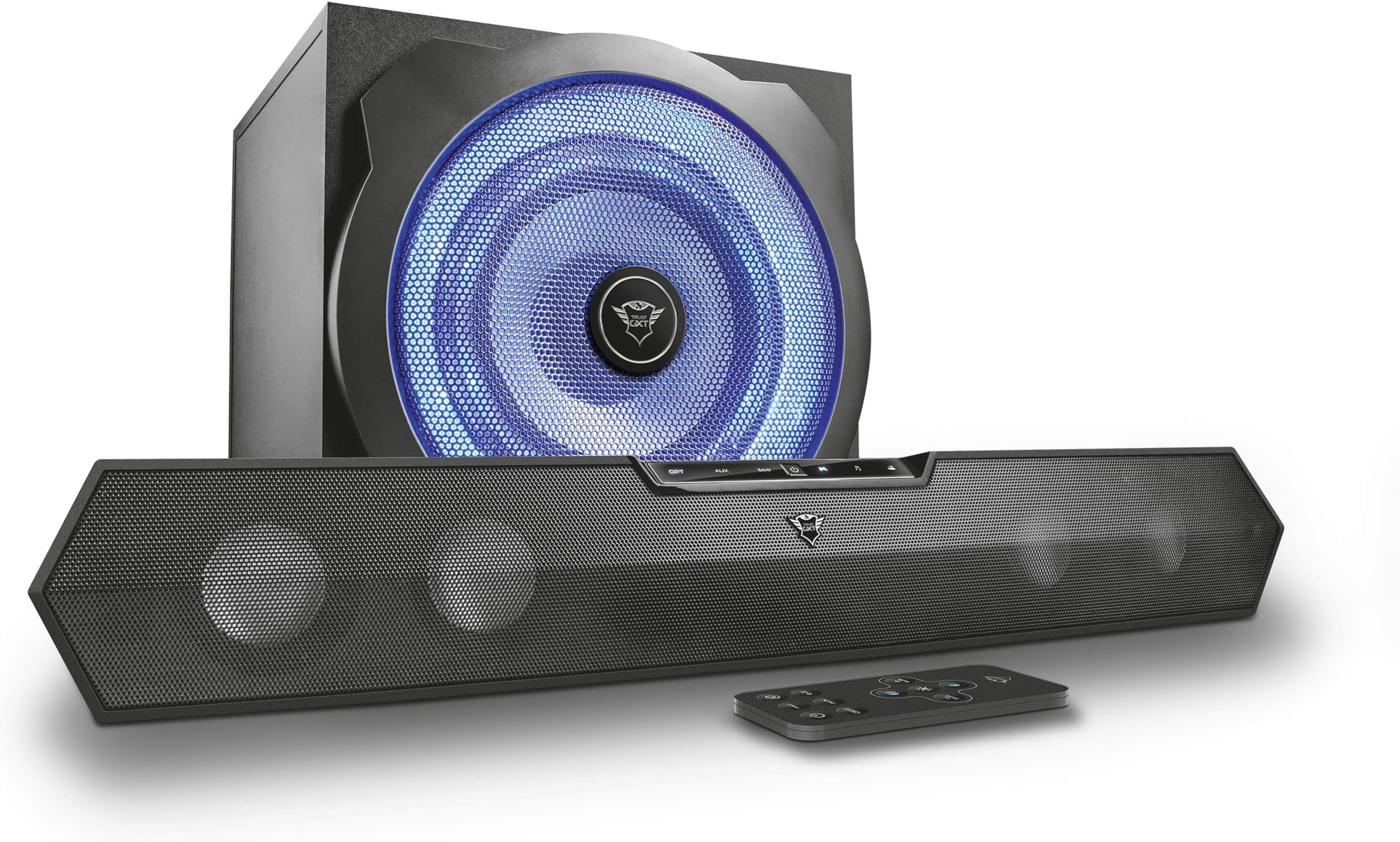 Trust Gaming GXT 668 Tytan 2.1 Soundbar Speaker System with Subwoofer ...