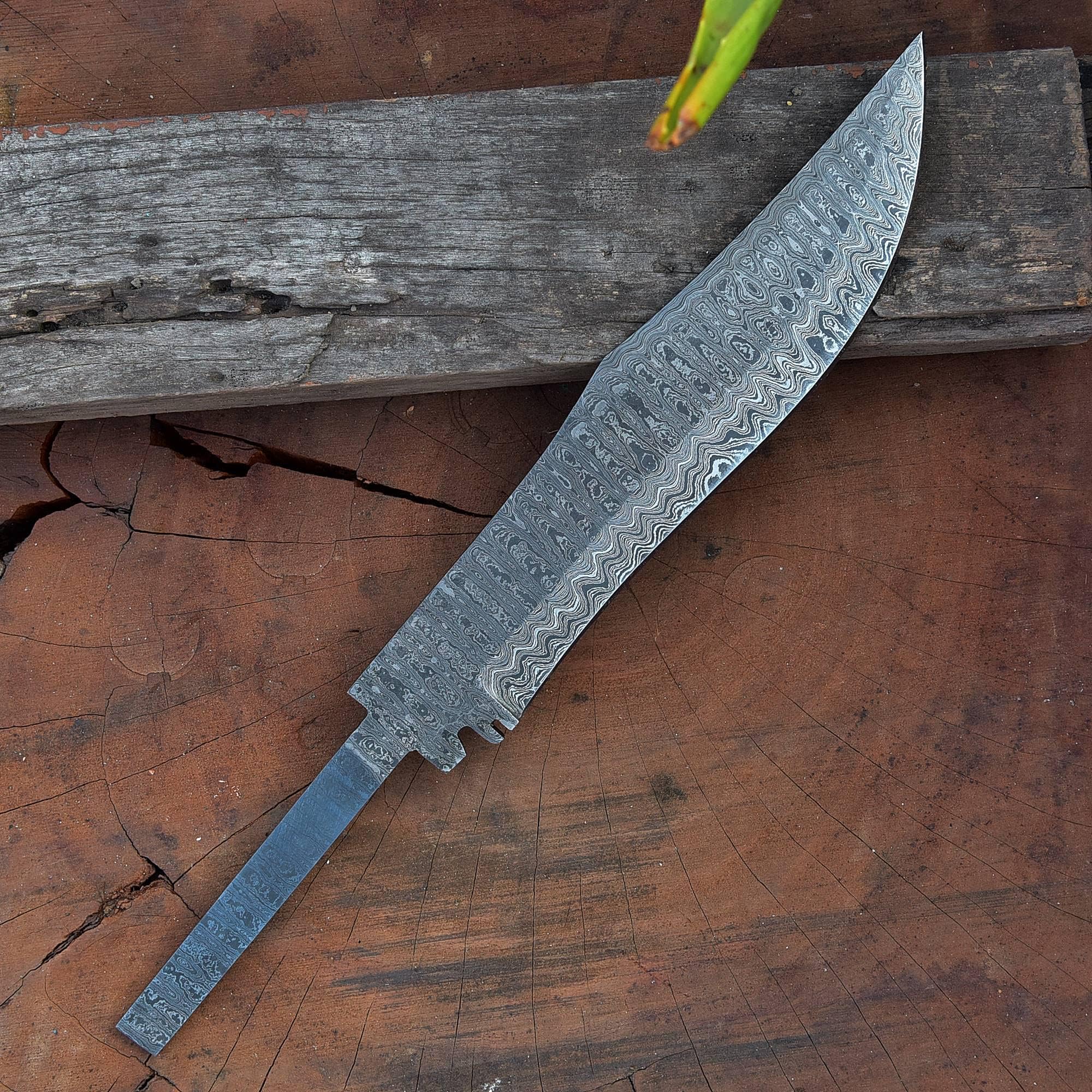 Amazon.com : Hercules Knives Custom Hand Forged Damascus Steel Blank ...