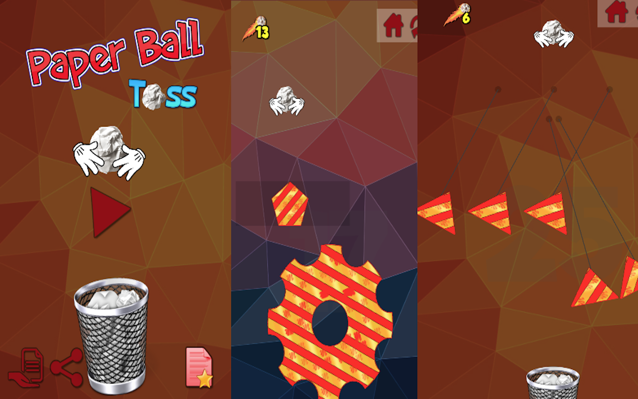 Paper Ball Tossing Trowing to Bin - App on Amazon Appstore