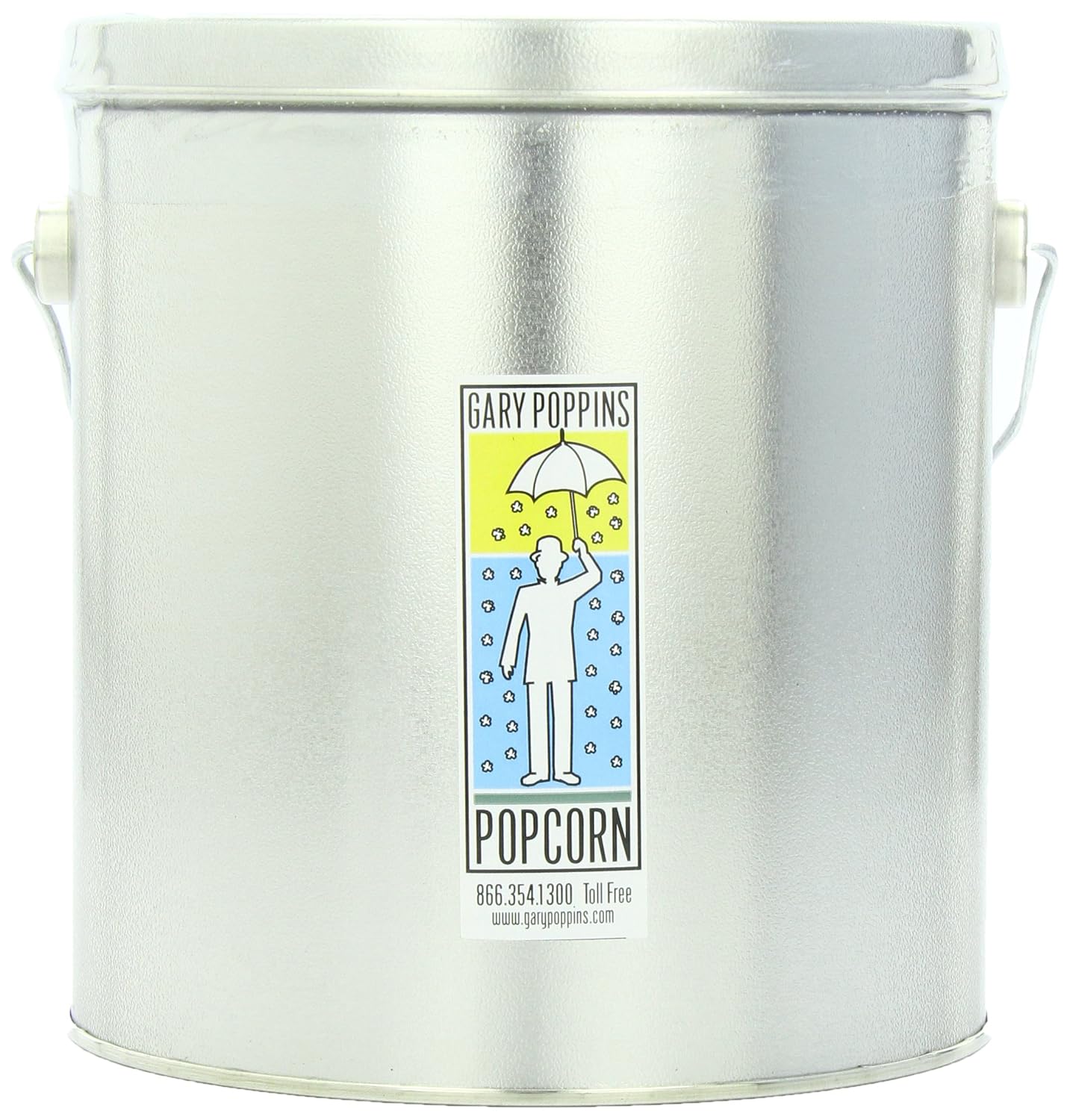 Amazon.com: Gary Poppins Popcorn Handcrafted Popcorn, 1 Gallon Tin ...