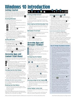Amazon.com: Windows 10 Introduction Quick Reference Guide (Cheat Sheet ...