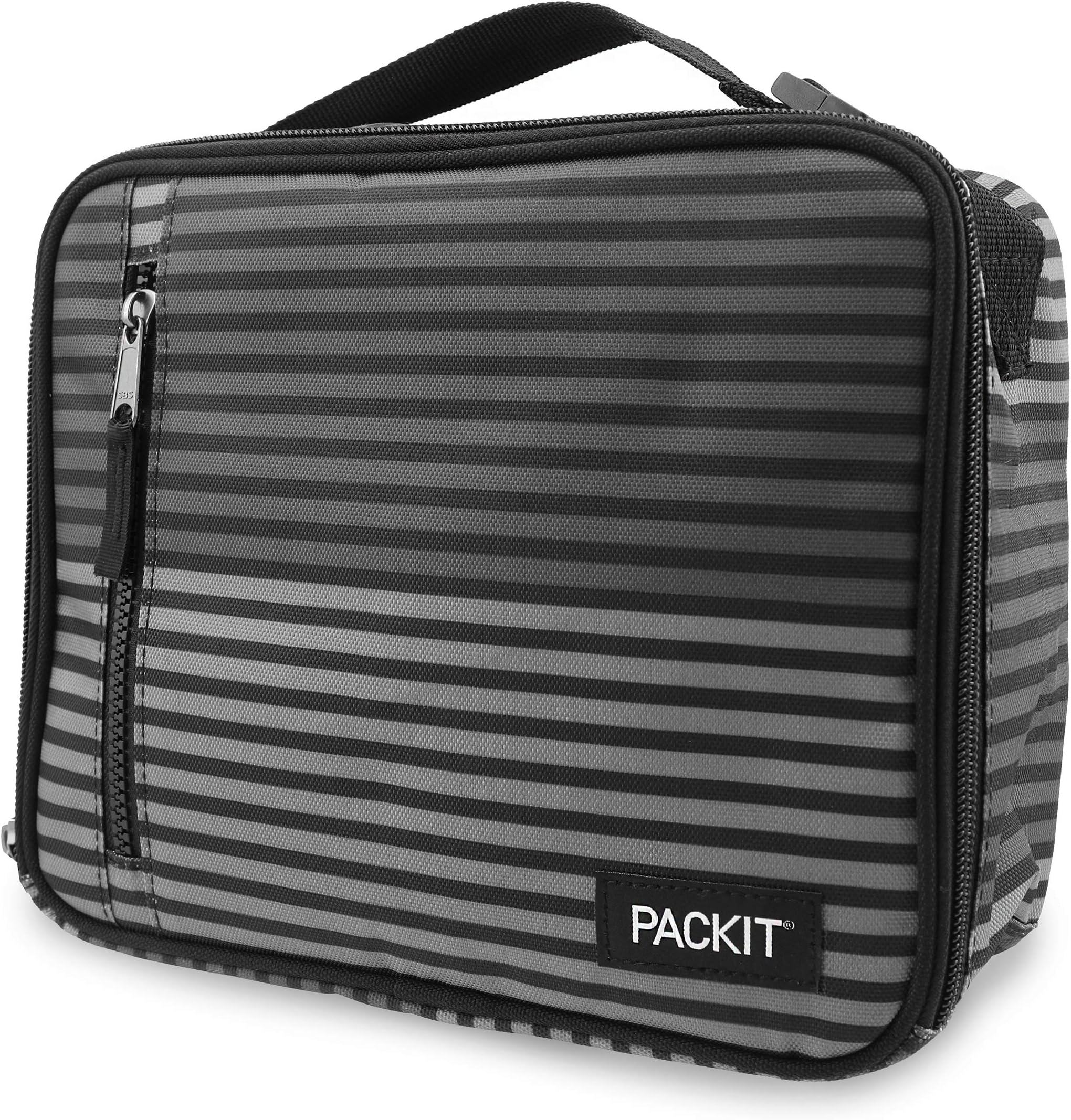 Amazon.com: PackIt Freezable Classic Lunch Box, Gray Stripe: Home & Kitchen