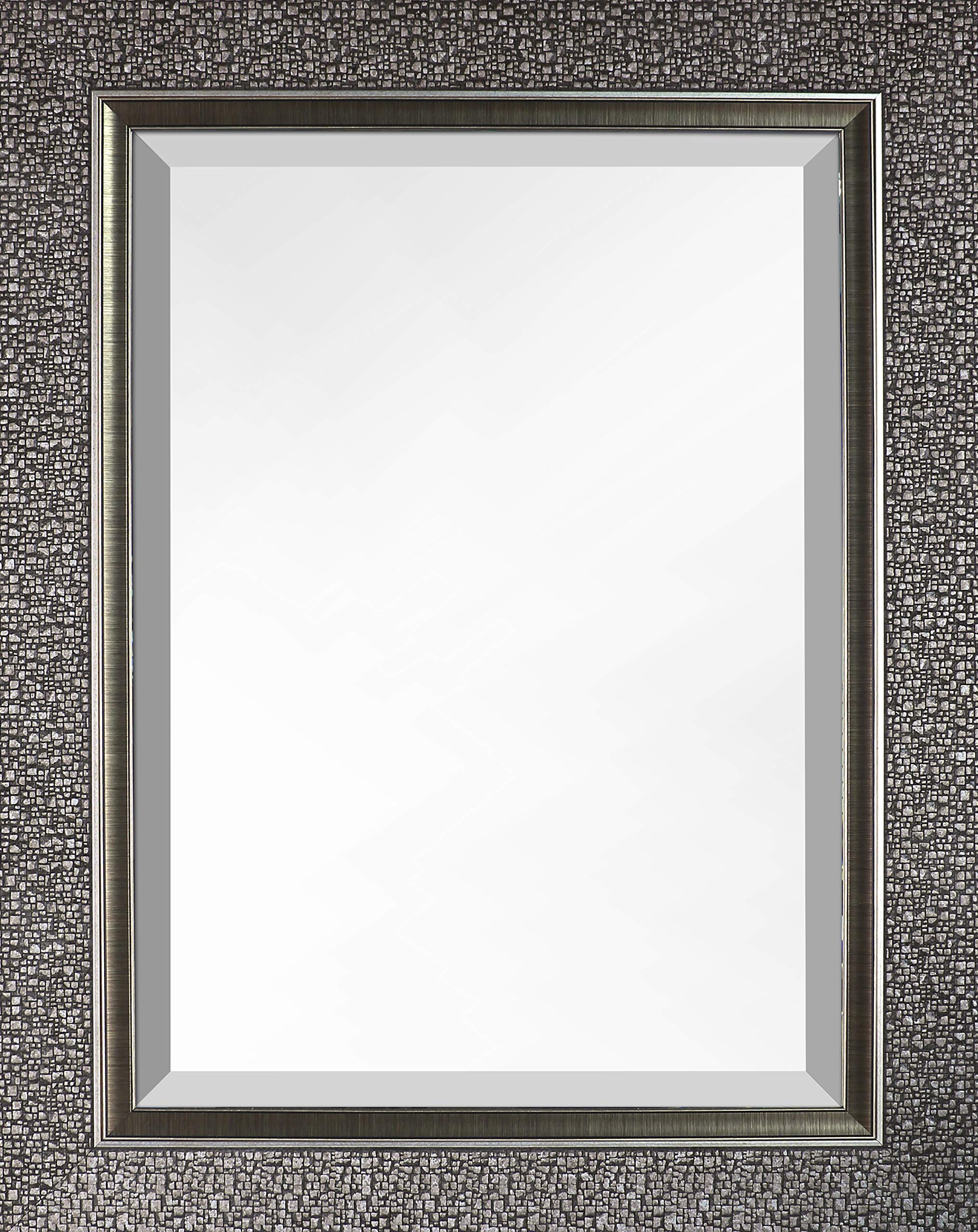 Snapklik.com : 36 X 40 Inch Rectangle Wall Mirror, Metal Frame ...