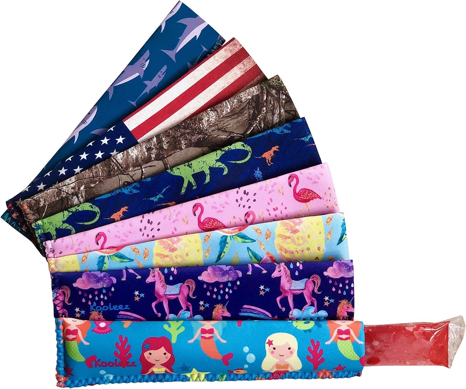 Amazon.com: Koverz Kooleez Ice Pop Sleeves, Insulated Neoprene Sleeve ...