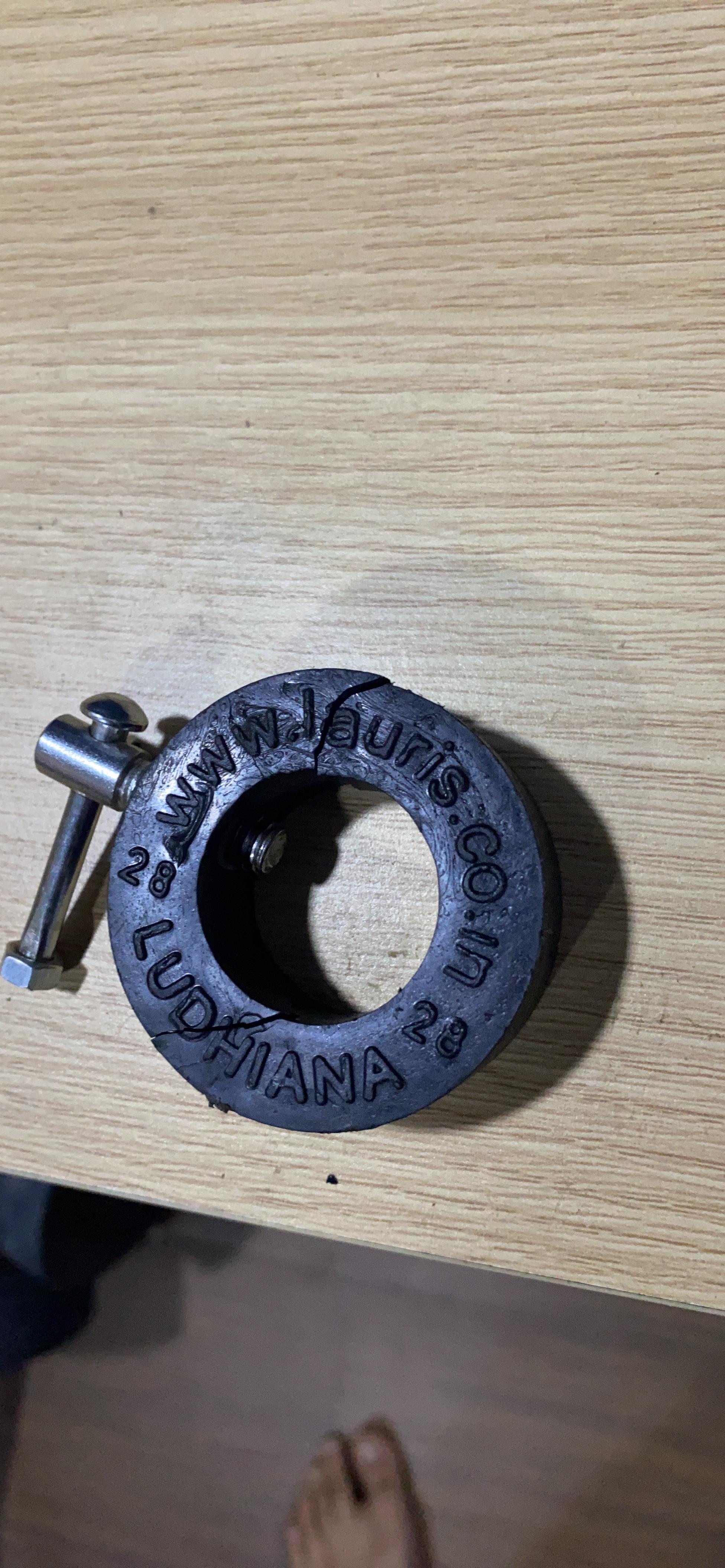 Lauris Gym Nylon Weightlifting Rod Lock Clamps Collars for training ...