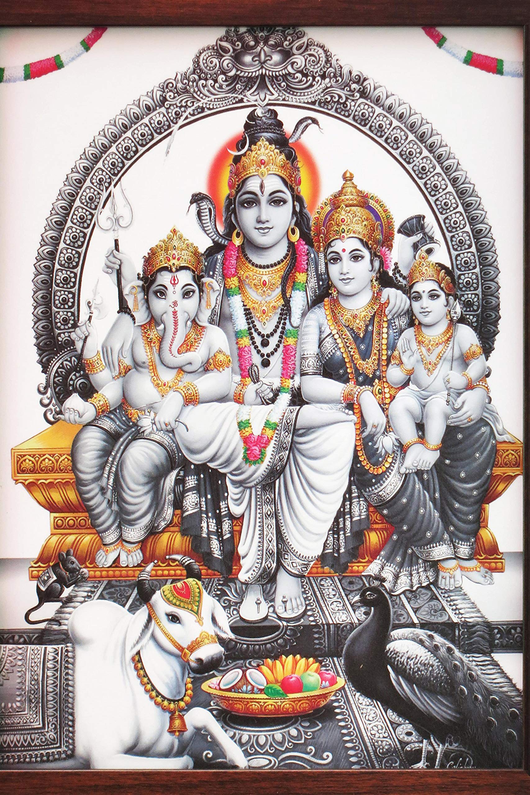 Buy Yellow Alley Hindu Religious Poster for Decoration|Lord Shiv ...