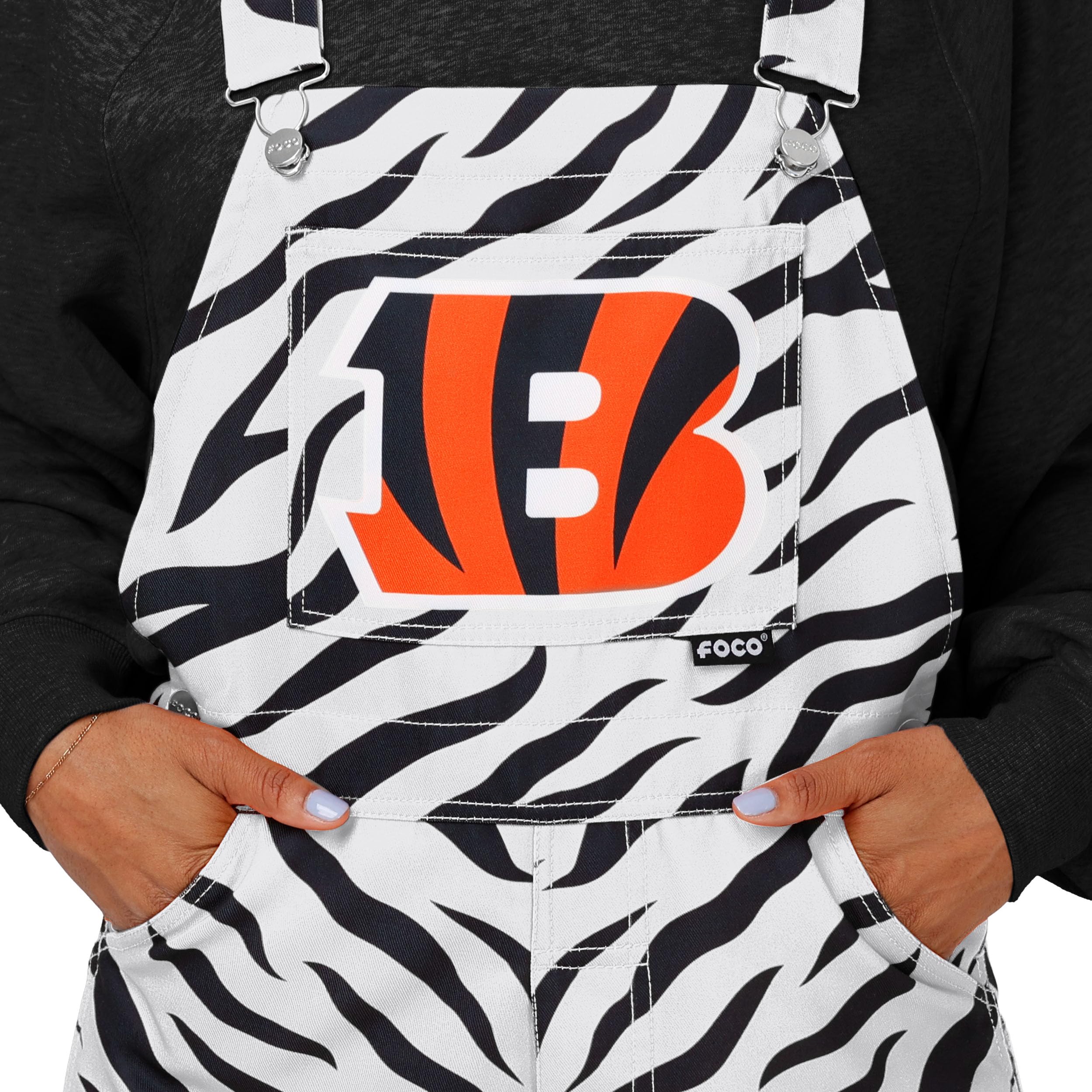 Snapklik.com : FOCO Cincinnati Bengals NFL Womens White Tiger Stripe ...