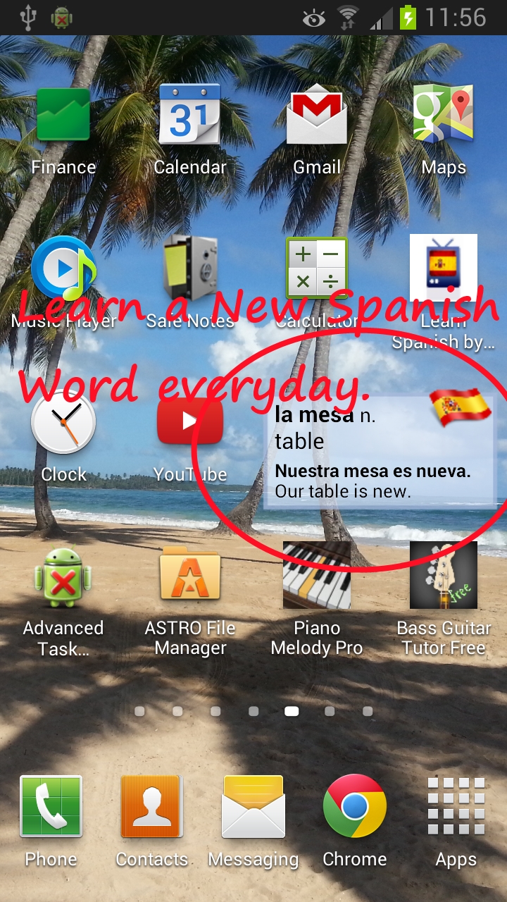 Spanish Word of the Day Widget - App on Amazon Appstore