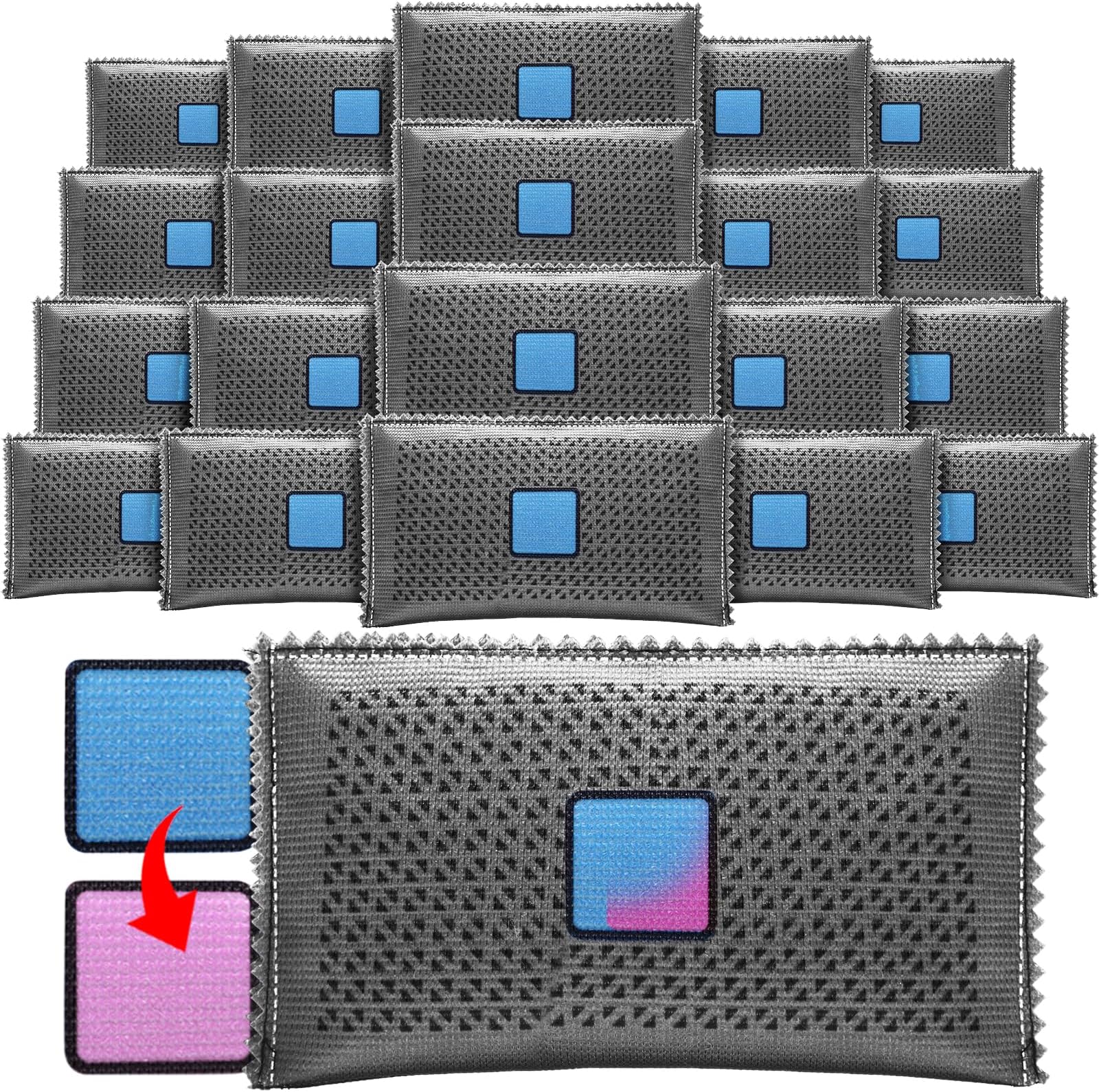 Amazon.com: Timgle 10 Pcs 100g Rechargeable Desiccant Packs for Storage ...